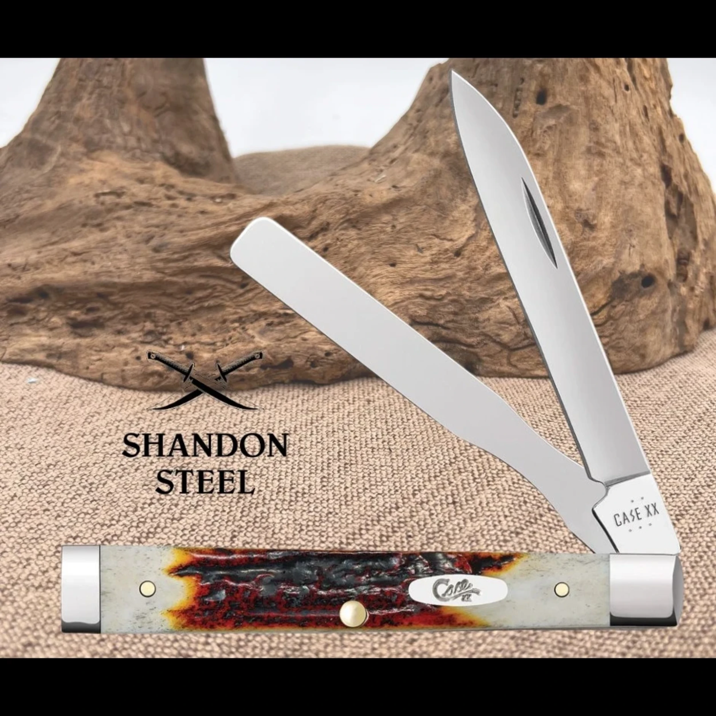Bladebinge - Case XX USA 2025 Baby Doc Red Stag 09573 Traditional ...