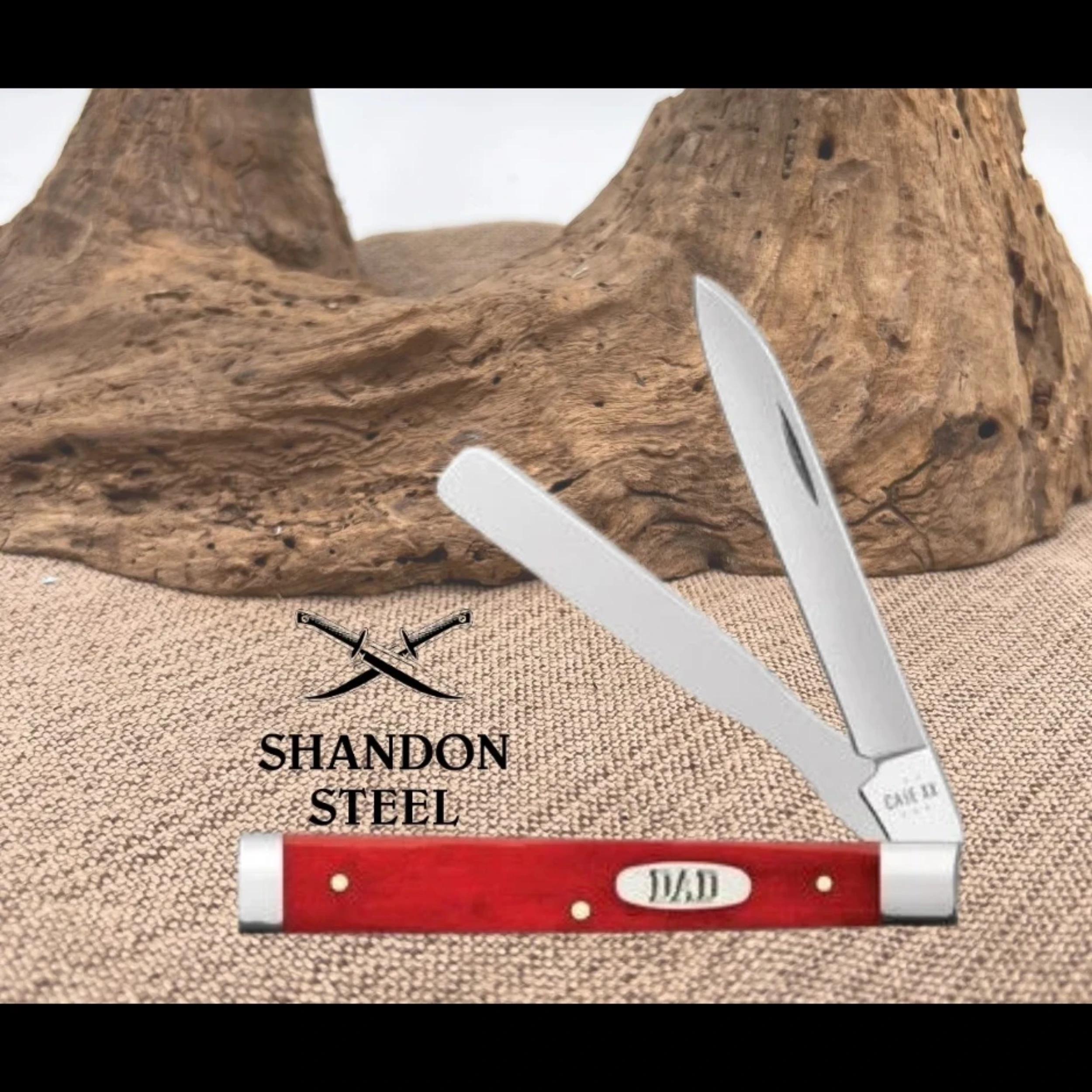 Bladebinge - Case XX 2025 Fathers Day Baby Doc Small Dark Red Bone ...