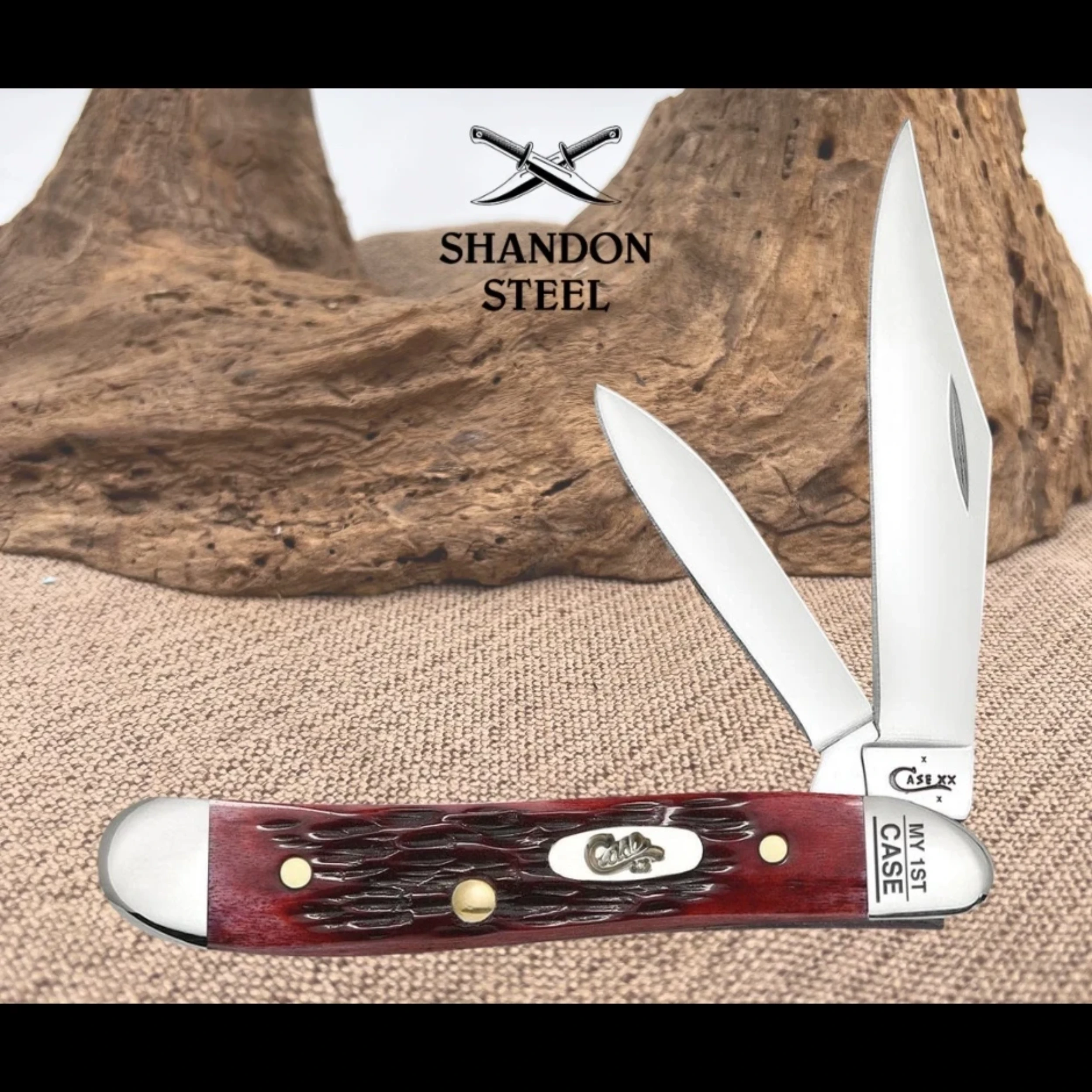 Bladebinge - Case xx USAKnives Peanut Old Red Bone My First Case ...