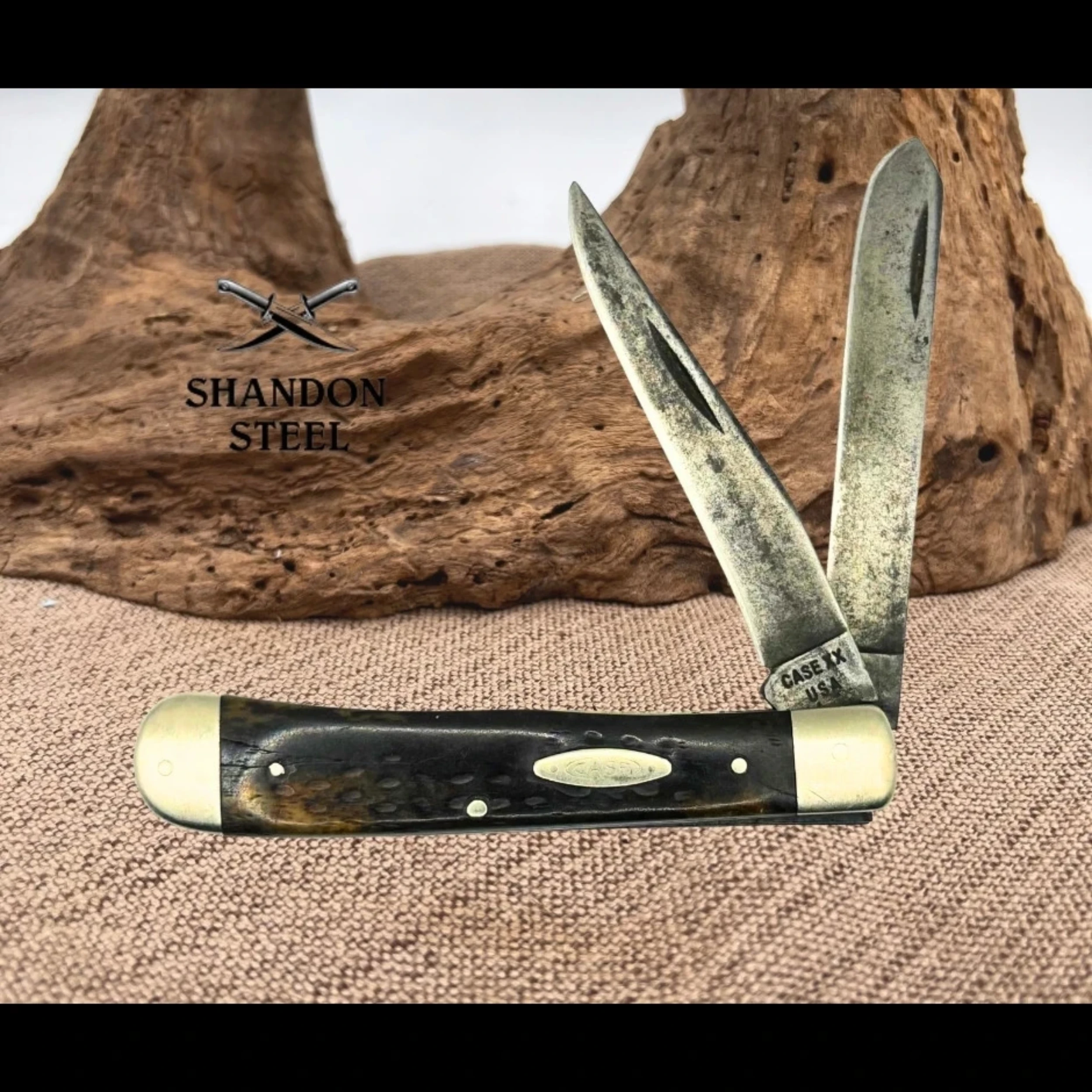 Bladebinge - Case XX 2-Dot 1978 2-Blade 6254 Jigged Bone Trapper ...