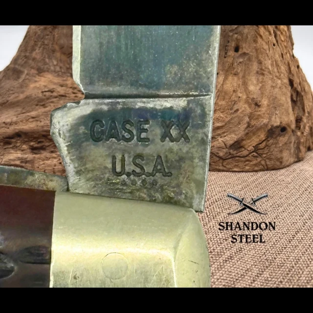 Bladebinge - Case XX USA 1976 Vintage 4 Dot 6235 1/2 Swell End 2 Blade ...