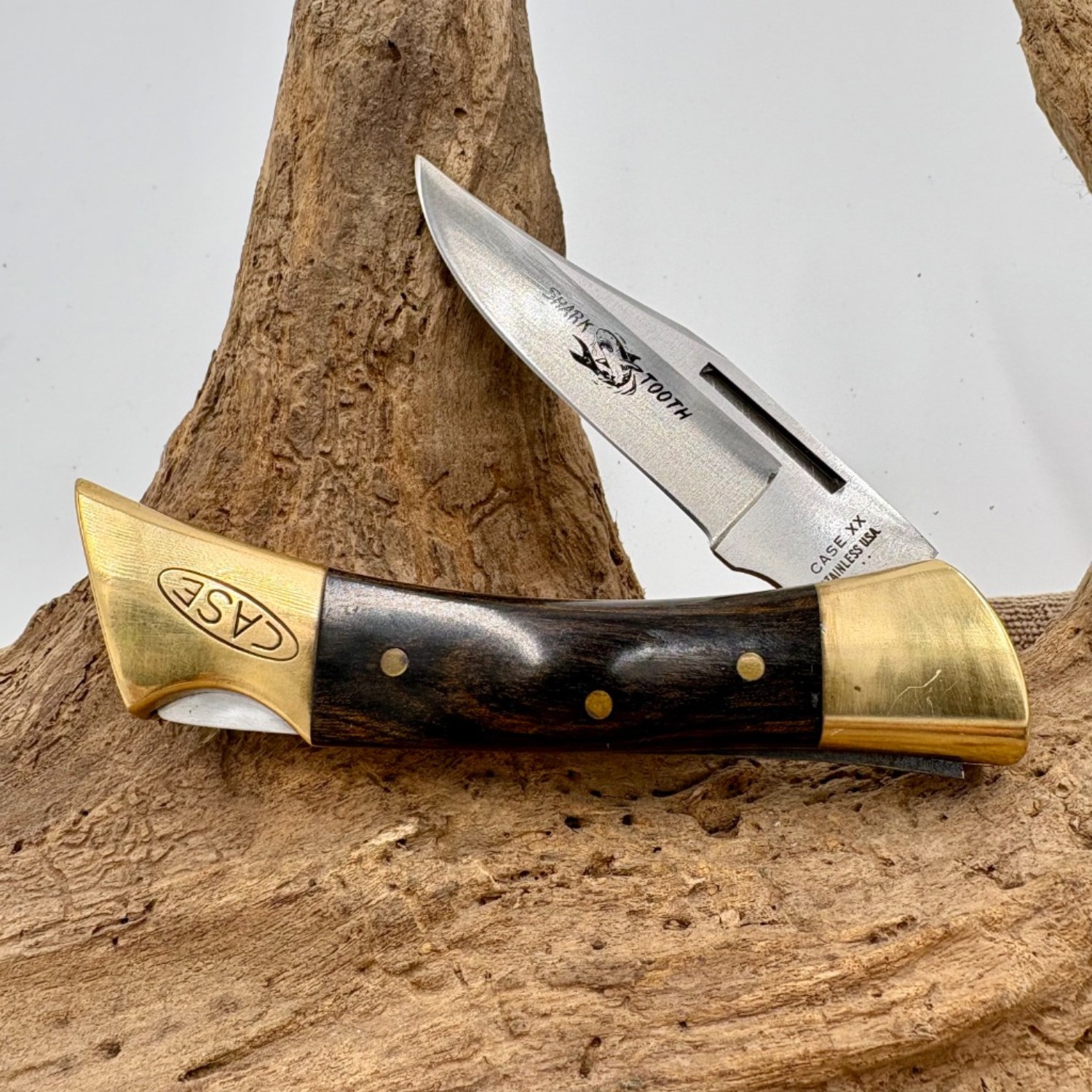 Bladebinge - 1978 Case XX Shark Tooth P197-L-SSP Sportsmen's Lock Back ...