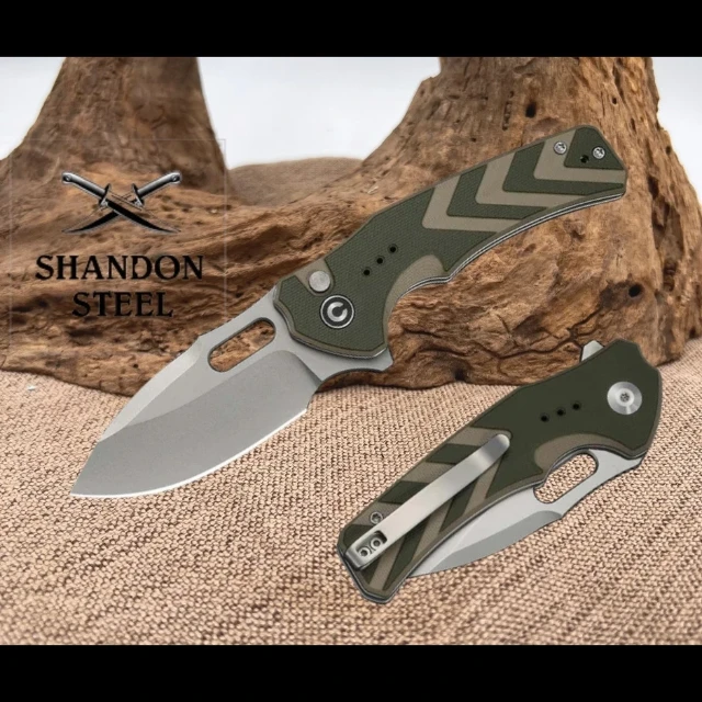 Bladebinge - CIVIVI Vexron Flipper & Thumb Hole & Button Lock Knife ...