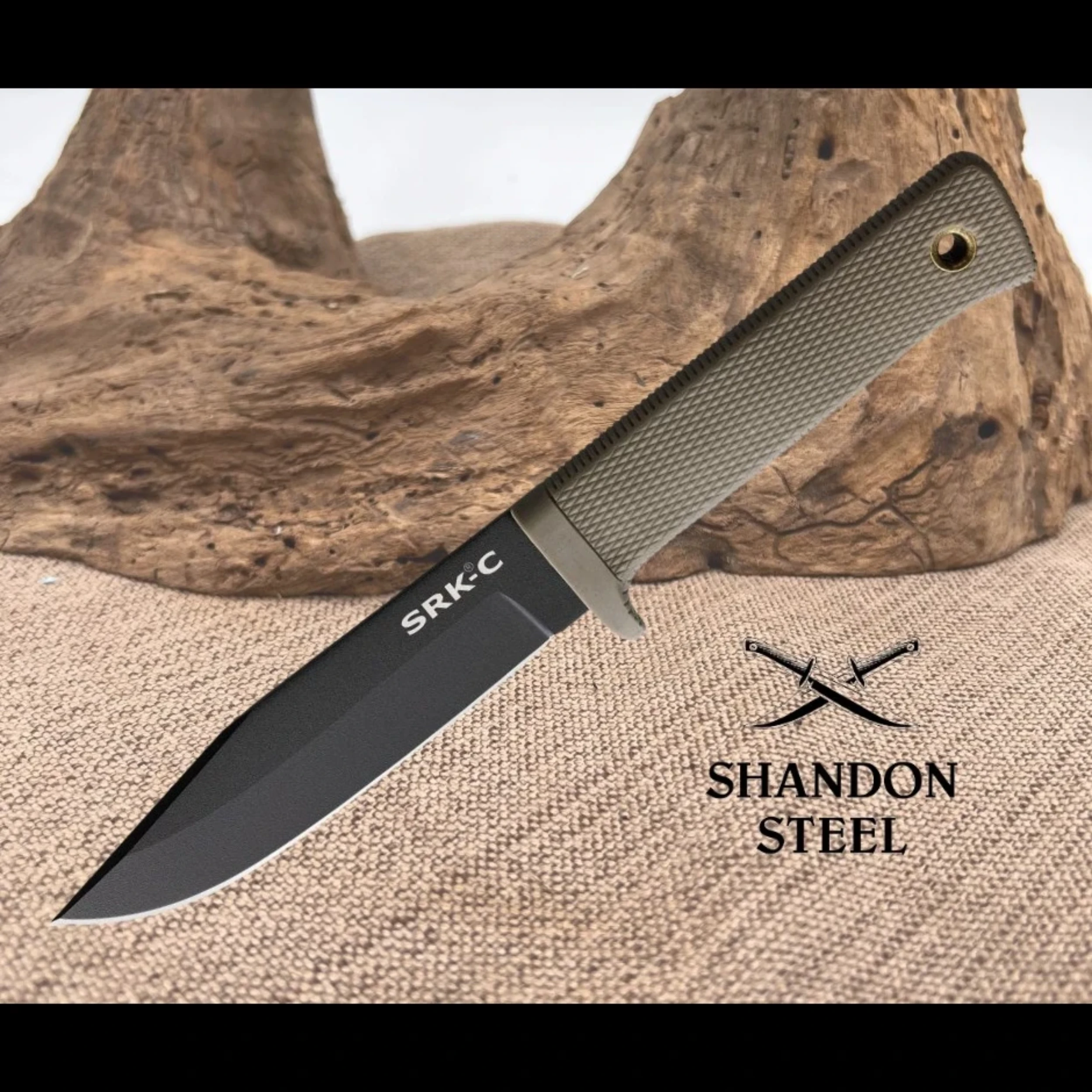 Bladebinge - Cold Steel SRK Compact Fixed Knife 5" SK-5 Steel Blade ...