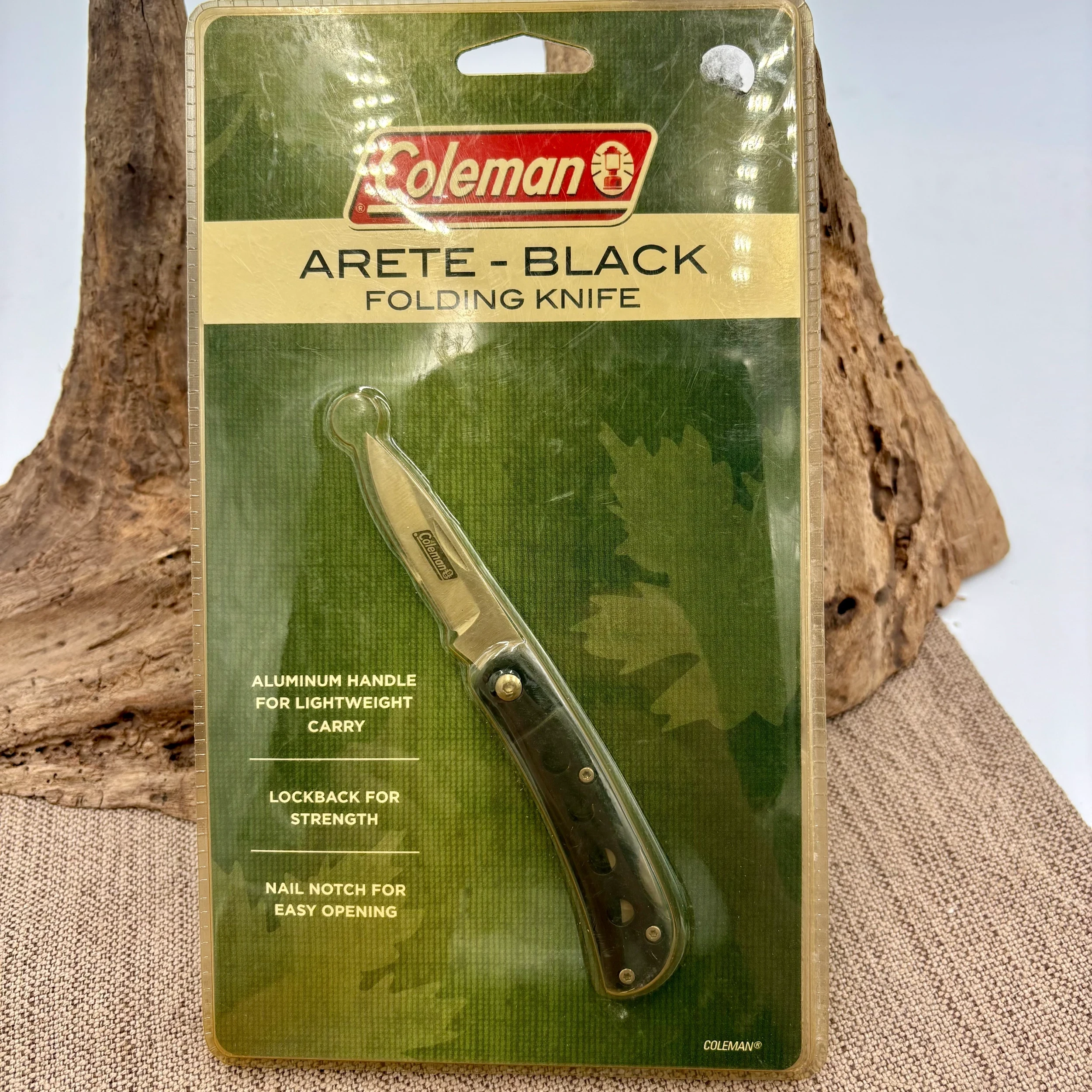Bladebinge - COLEMAN ARETE BLACK FOLDING POCKET KNIFE 3 1/4" CLOSED ...
