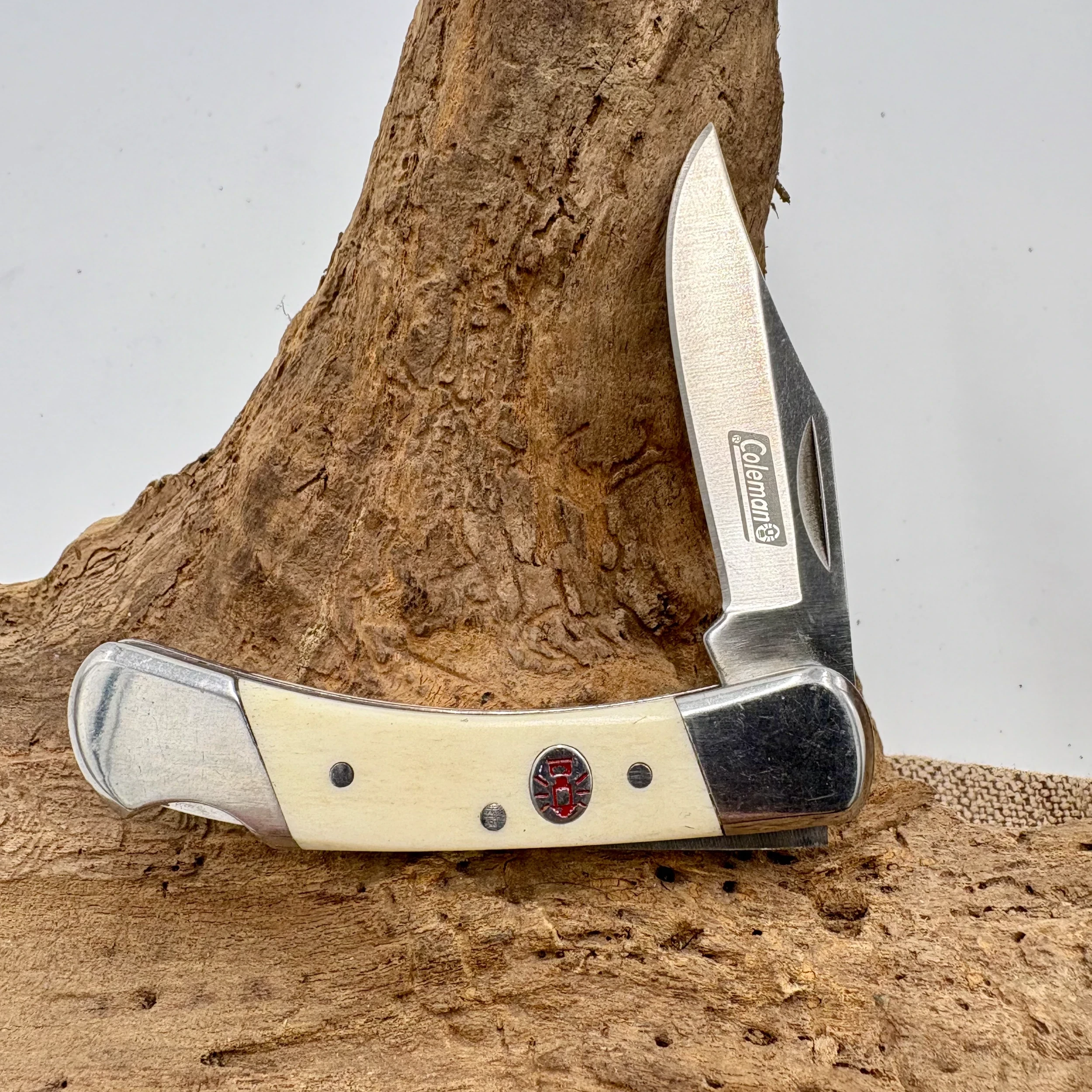 Bladebinge - Coleman Snowcreek Lockback Bone Handle Folding Pocket ...