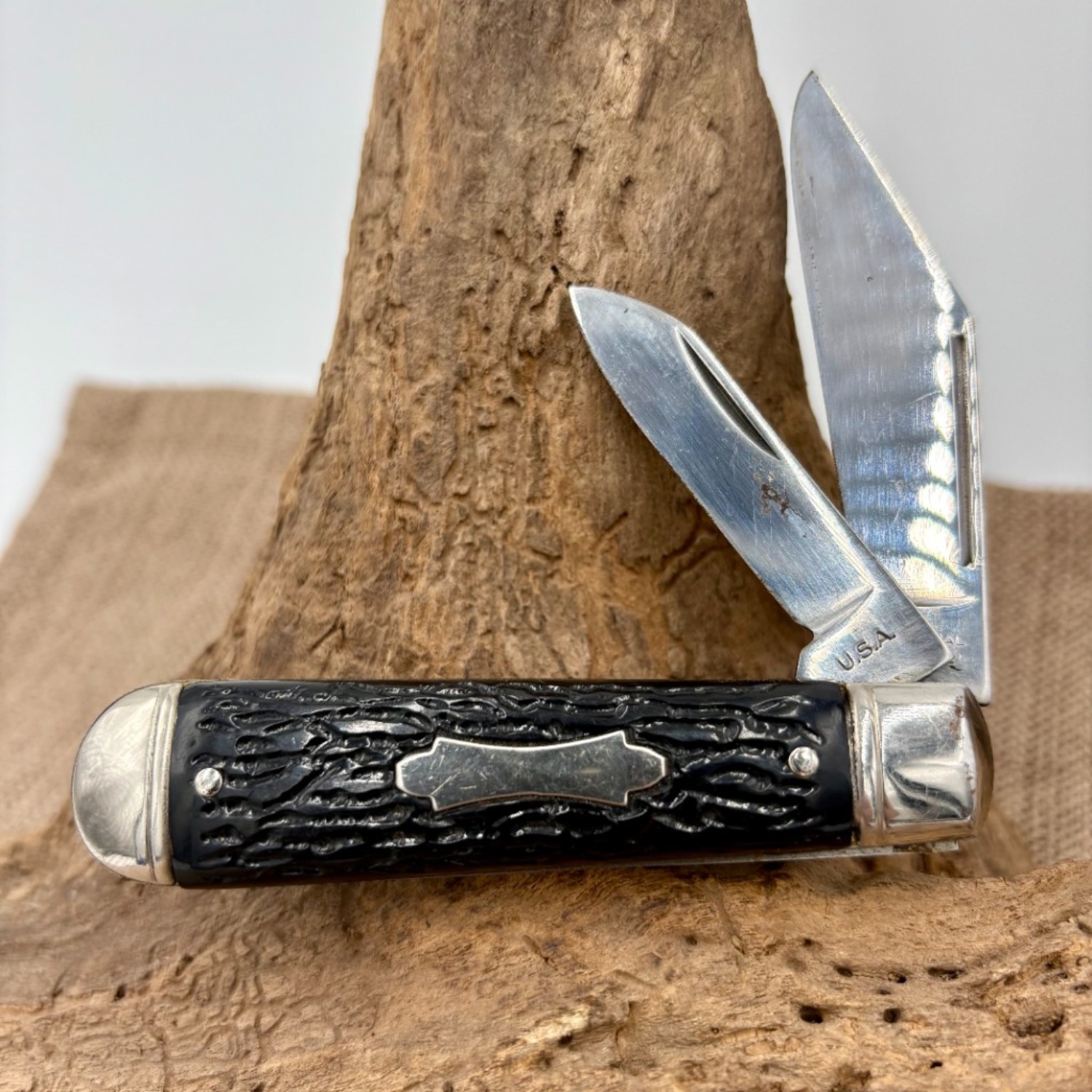 Bladebinge - VINTAGE COLONIAL PROV. R.I. USA 2-Blade SWELL END JACK ...