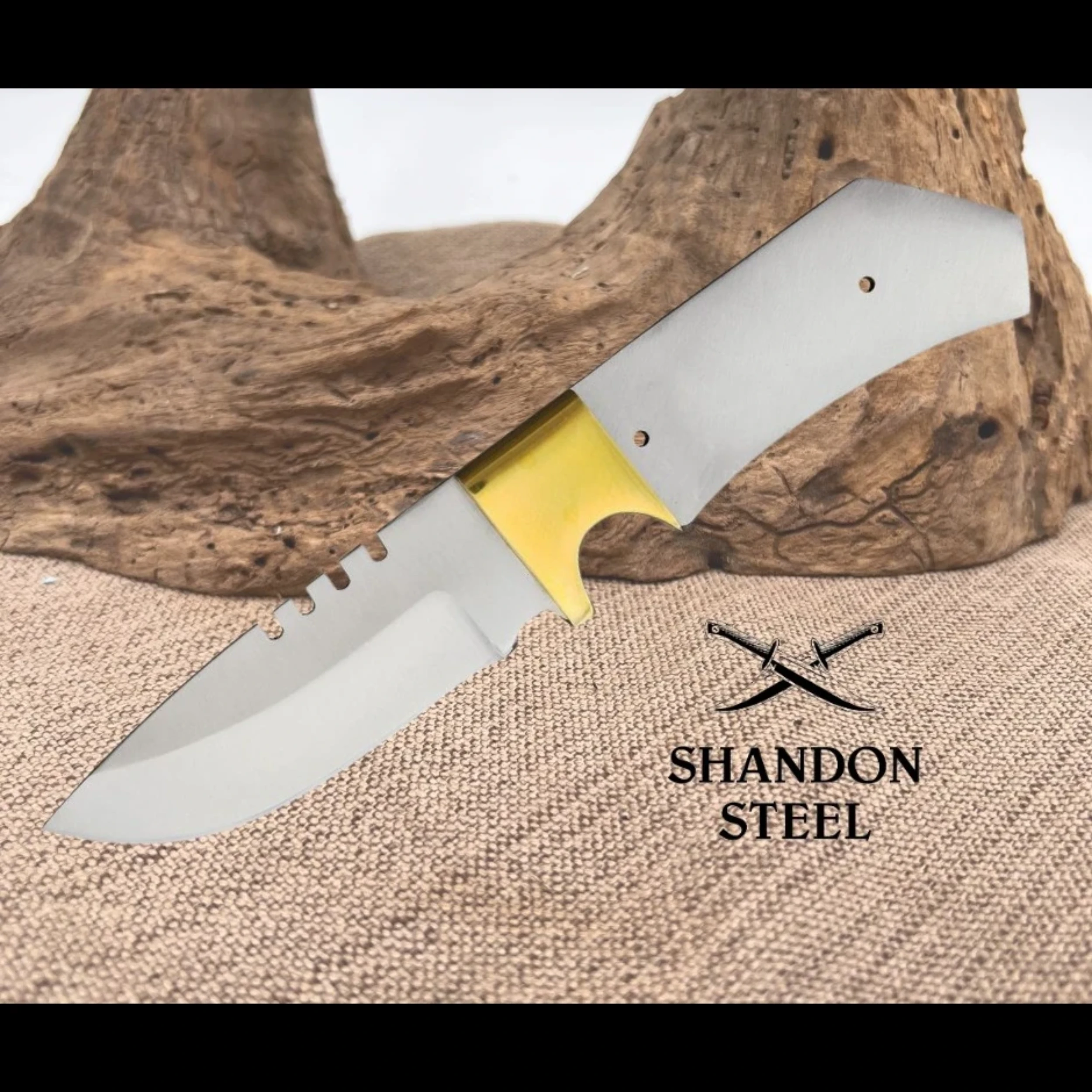 Bladebinge - 3.75" Full Tang Drop Point Blade Blank Custom Knife Making ...