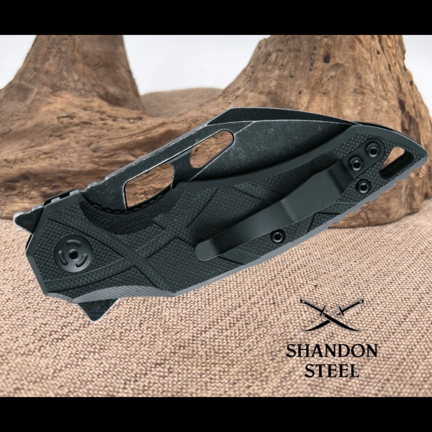 Bladebinge - New Fox Edge Atrax Linerlock Black G10 EDC Pocket Knife ...