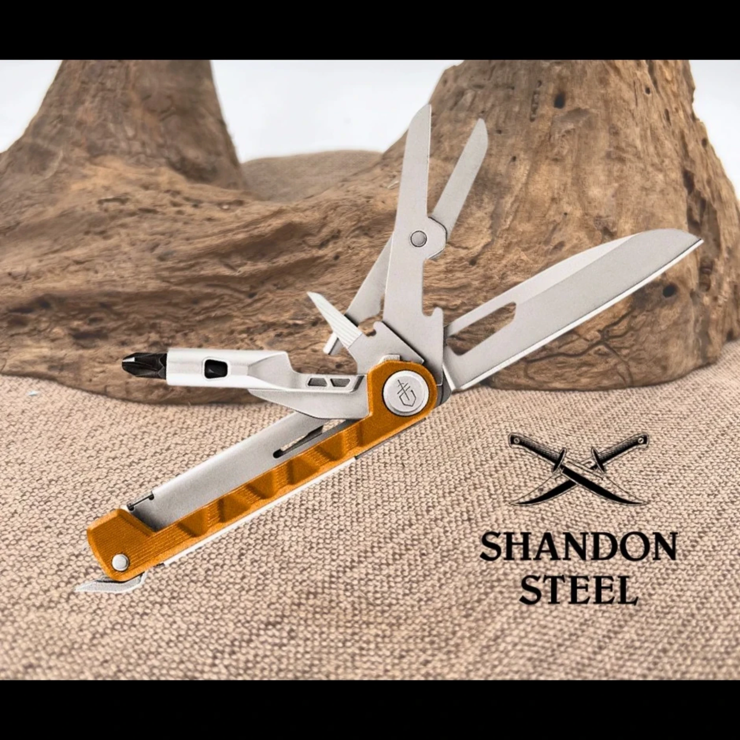 Bladebinge - Gerber Armbar Drive 8 Function Multi Tool, EDC, CAMP, HUNT, FISH,SURVIVAL Orange