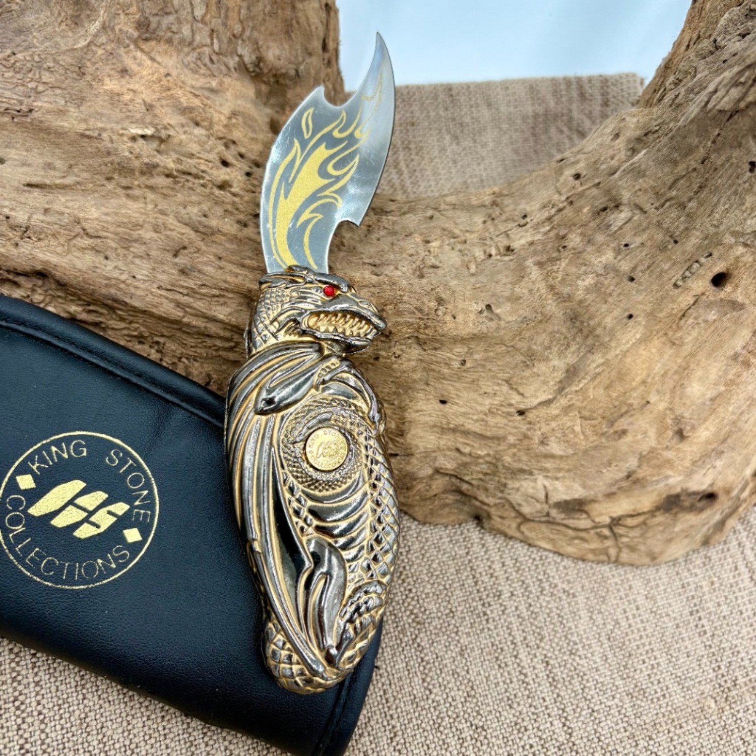 Bladebinge - Franklin Mint Knightstone Collection Dragon Fantasy Knife ...