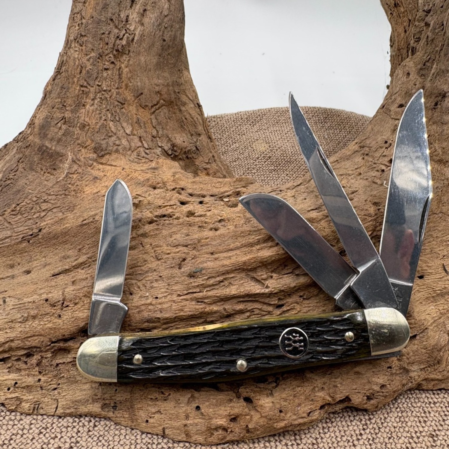 Bladebinge - J A Henckels 4 Blade Stockman HK25MHG Bone Folding Pocket ...