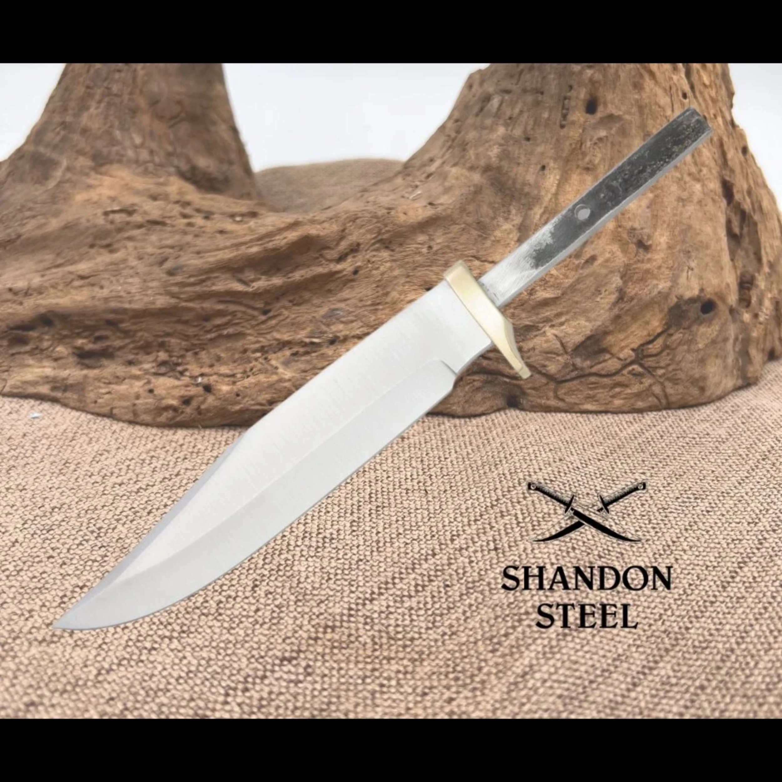 Bladebinge - Knife making Knife Blade Small Bowie SO-BL1 9 1/8" overall ...