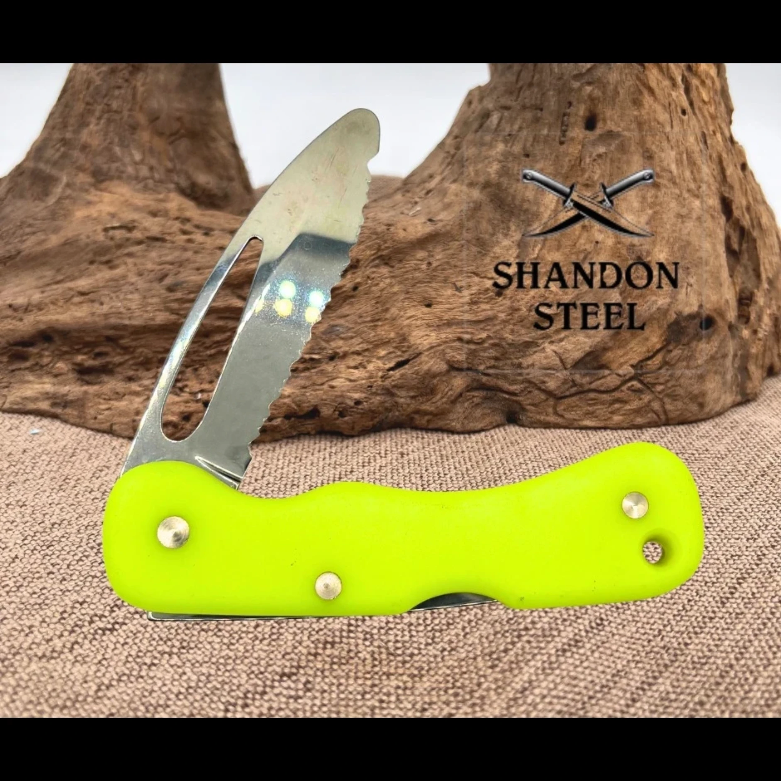 Bladebinge - Mac Coltellerie Rescue Lockback Knife MAC697R 4 3/8 ...