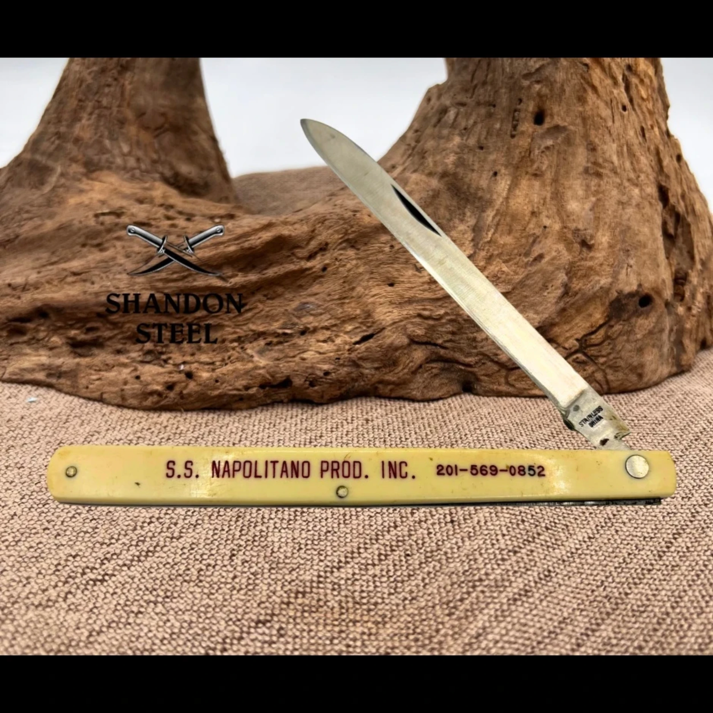 Bladebinge - Vintage Gerson 02346 Advertising Folding Pocket Knife ...