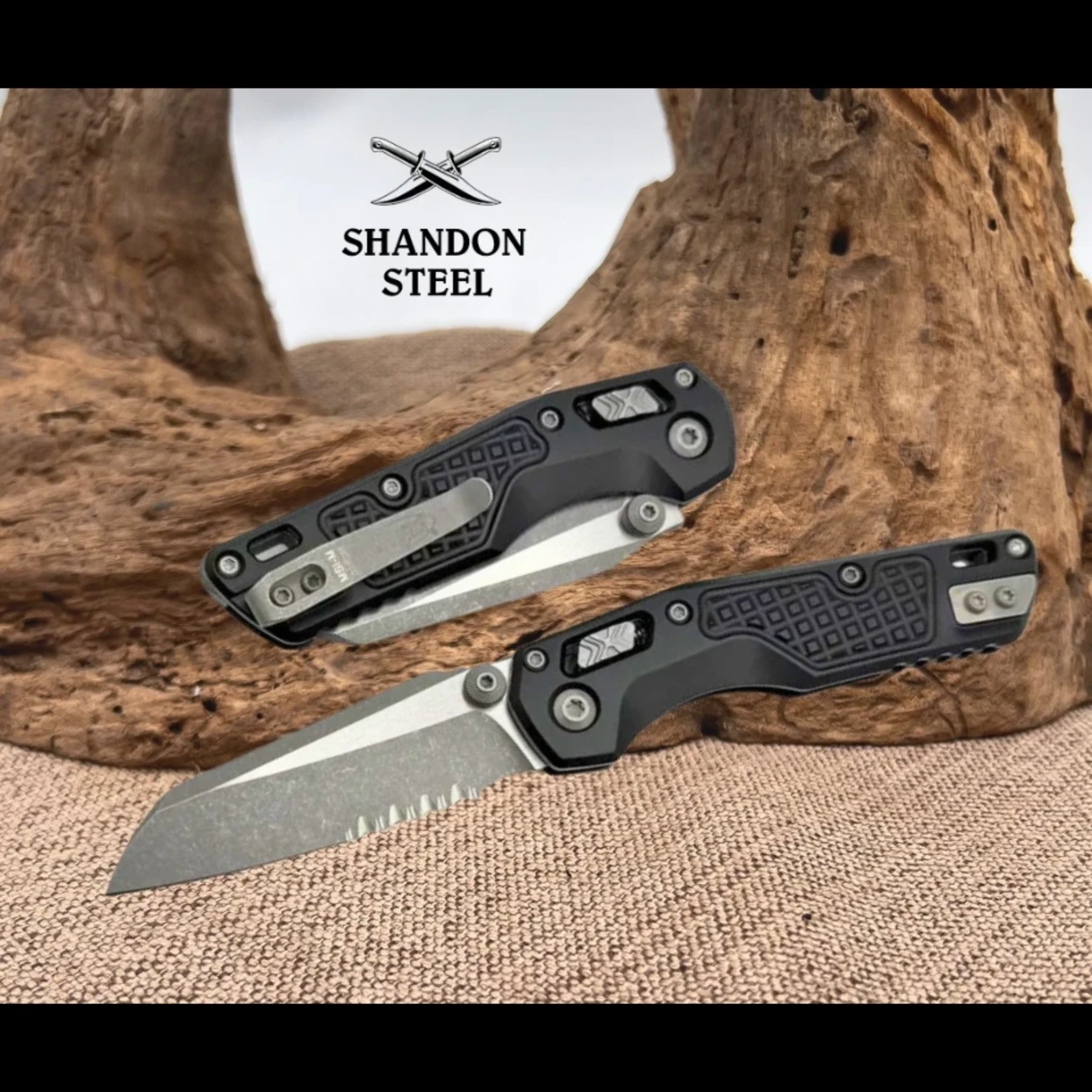 Bladebinge - Microtech MSI RAM LOK Mini Black Frag Aluminum Handles w ...