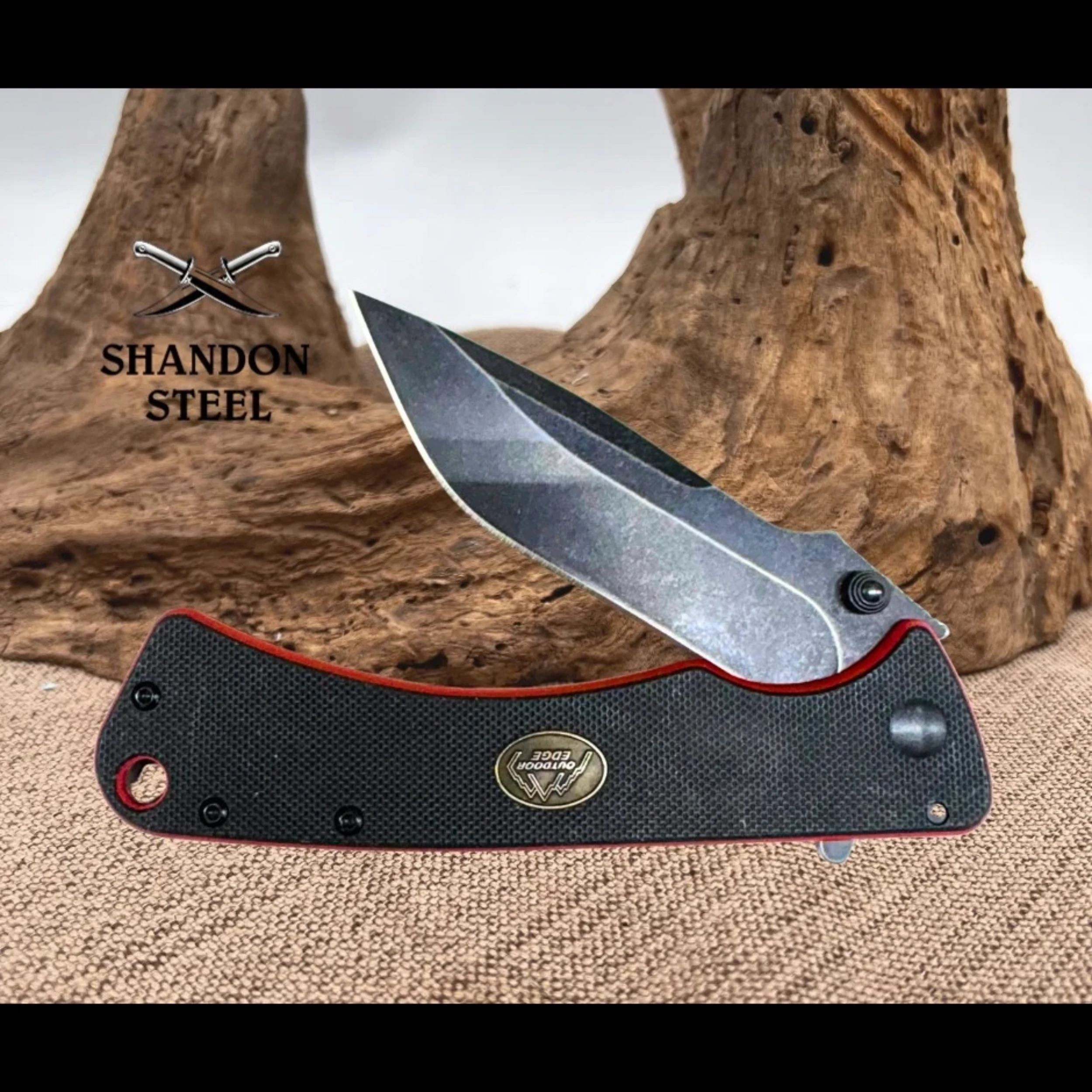 Bladebinge - OUTDOOR EDGE DIVIDE LOCKBACK FOLDING HUNTING SURVIVAL ...