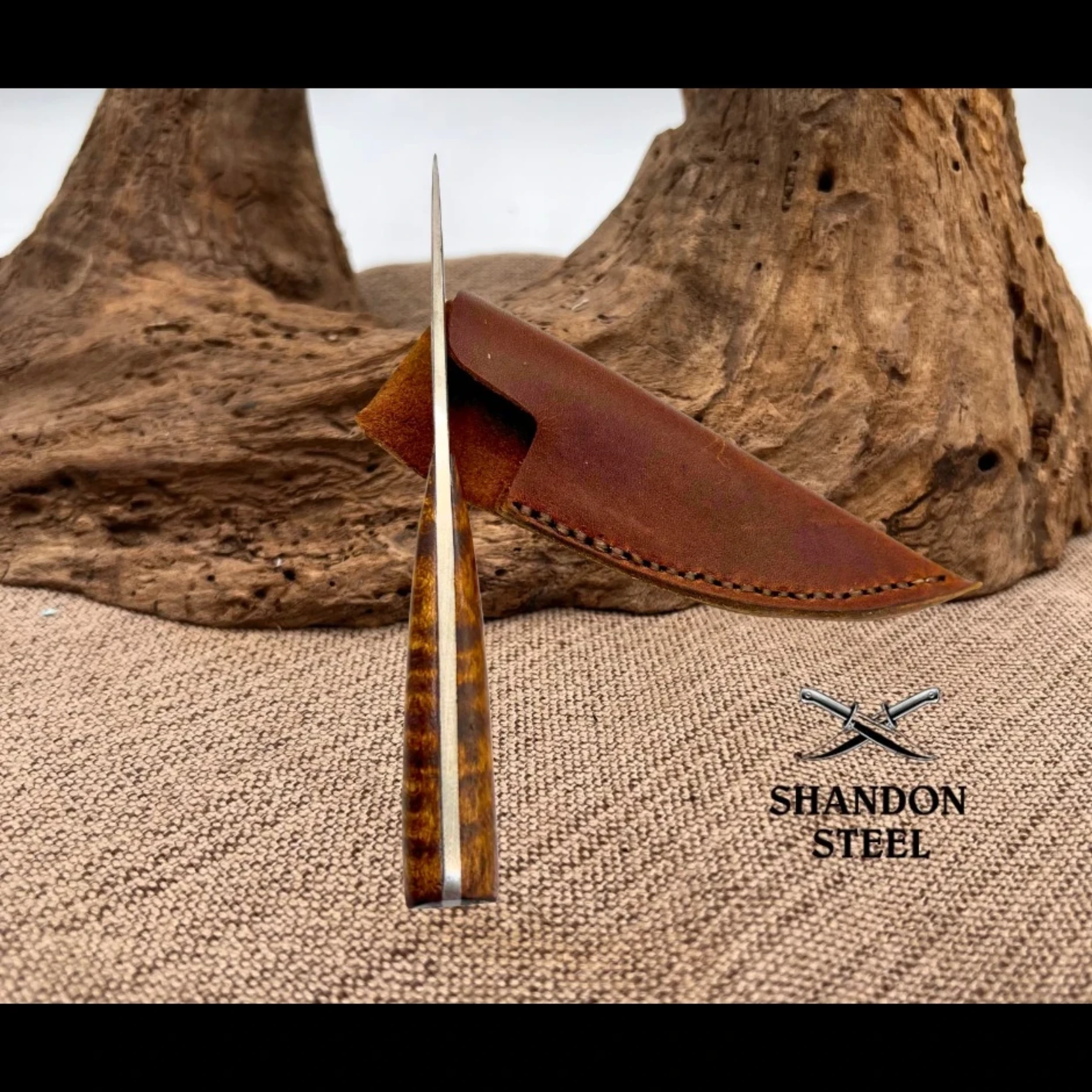 Bladebinge - Custom USA Hand forged Trade Hunting Skinning Frontier Patch Plains Knife (P04)