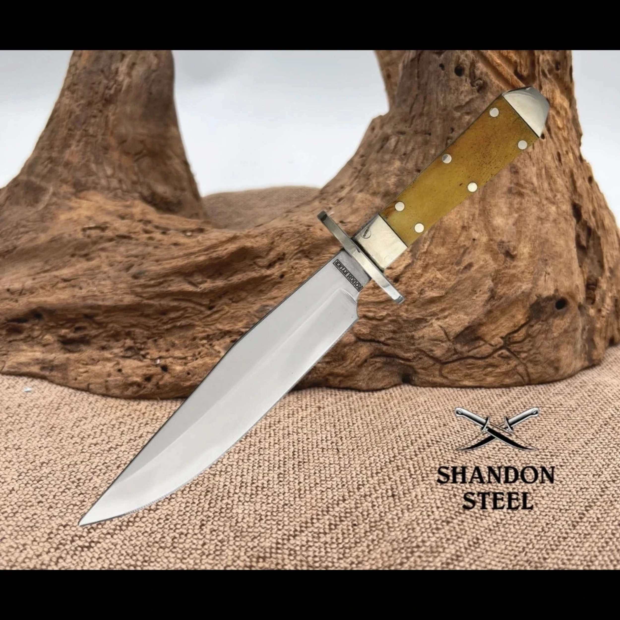 Bladebinge - Rough Ryder Texas Mini Bowie Fixed Knife 2.5" Steel Blade ...