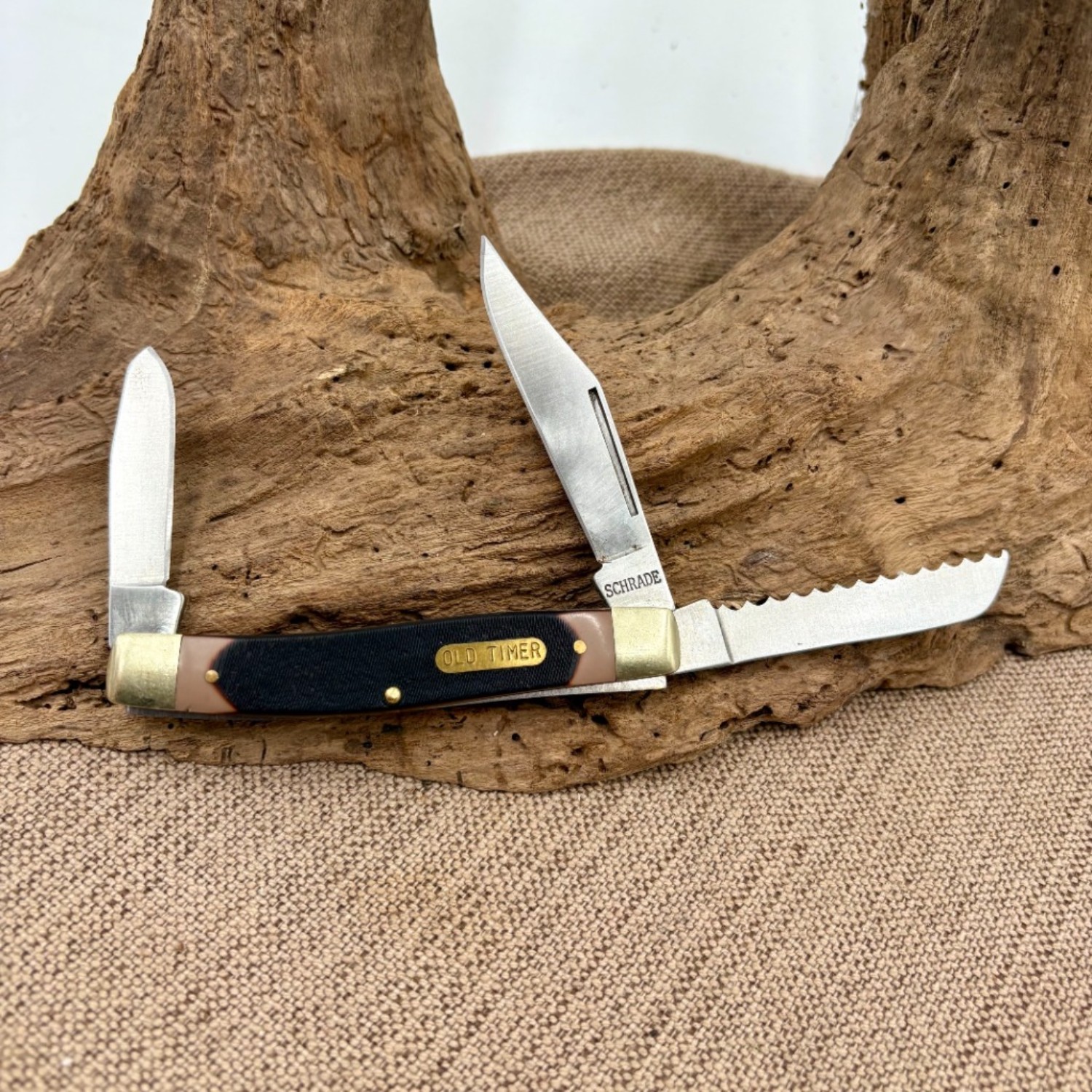 Bladebinge - Schrade Old Timer 89OT 3 Blade Pocket Knife Clip Spey ...
