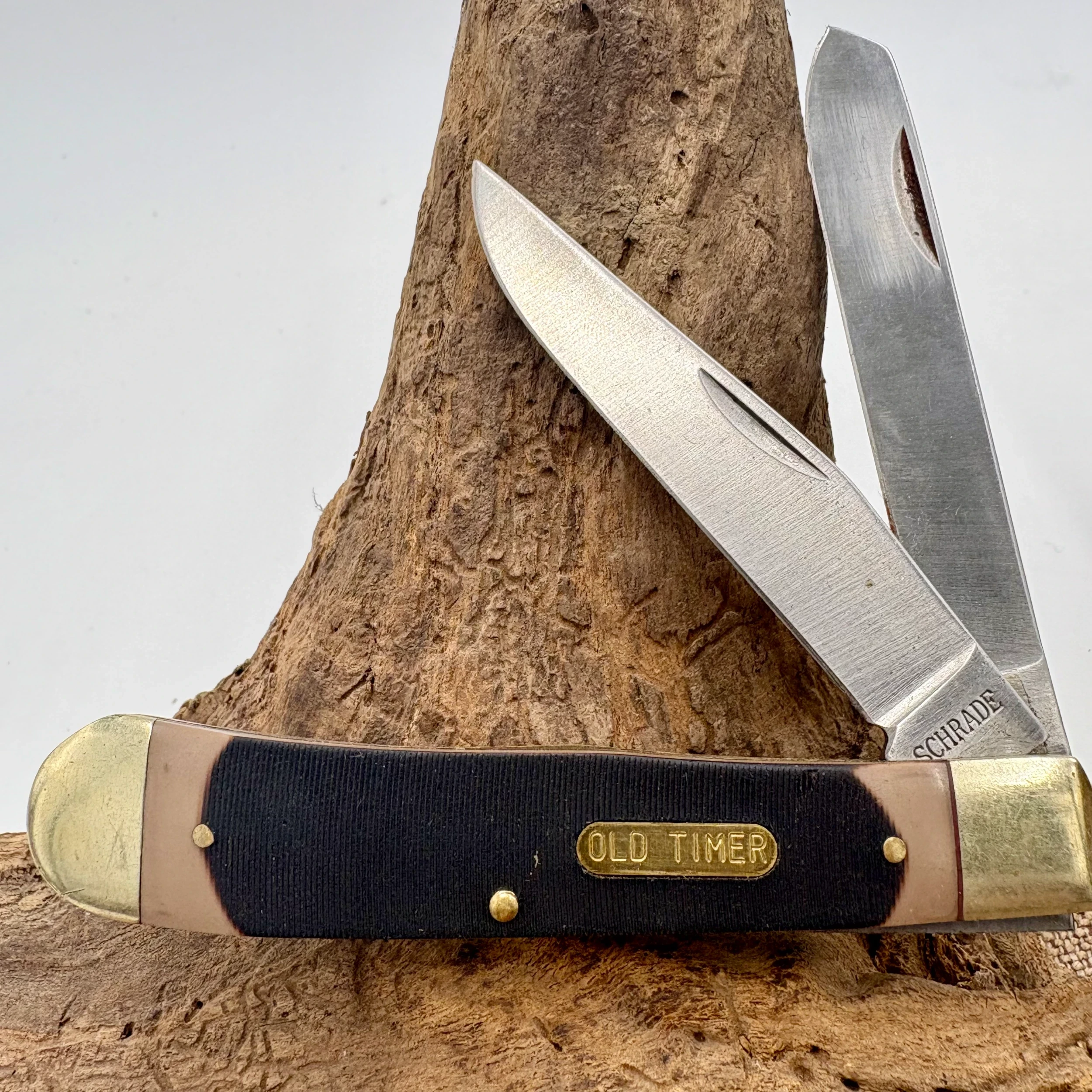 Bladebinge - Schrade Old Timer 95OT Trapper Folding 2-Bladed Knife ...