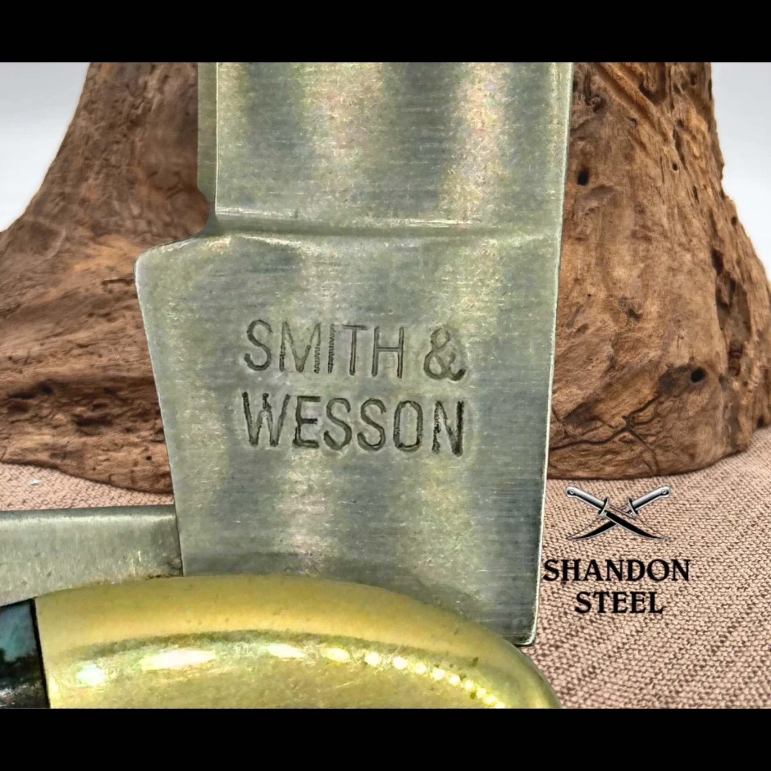 Bladebinge - SMITH & WESSON CUTTIN HORSE SOW BELLY ABALONE 3 BLADE ...