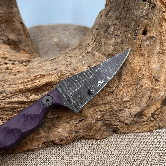 Bladebinge - Stroup Knives Mini Fixed Knife 3" 1095HC Steel Full Tang ...