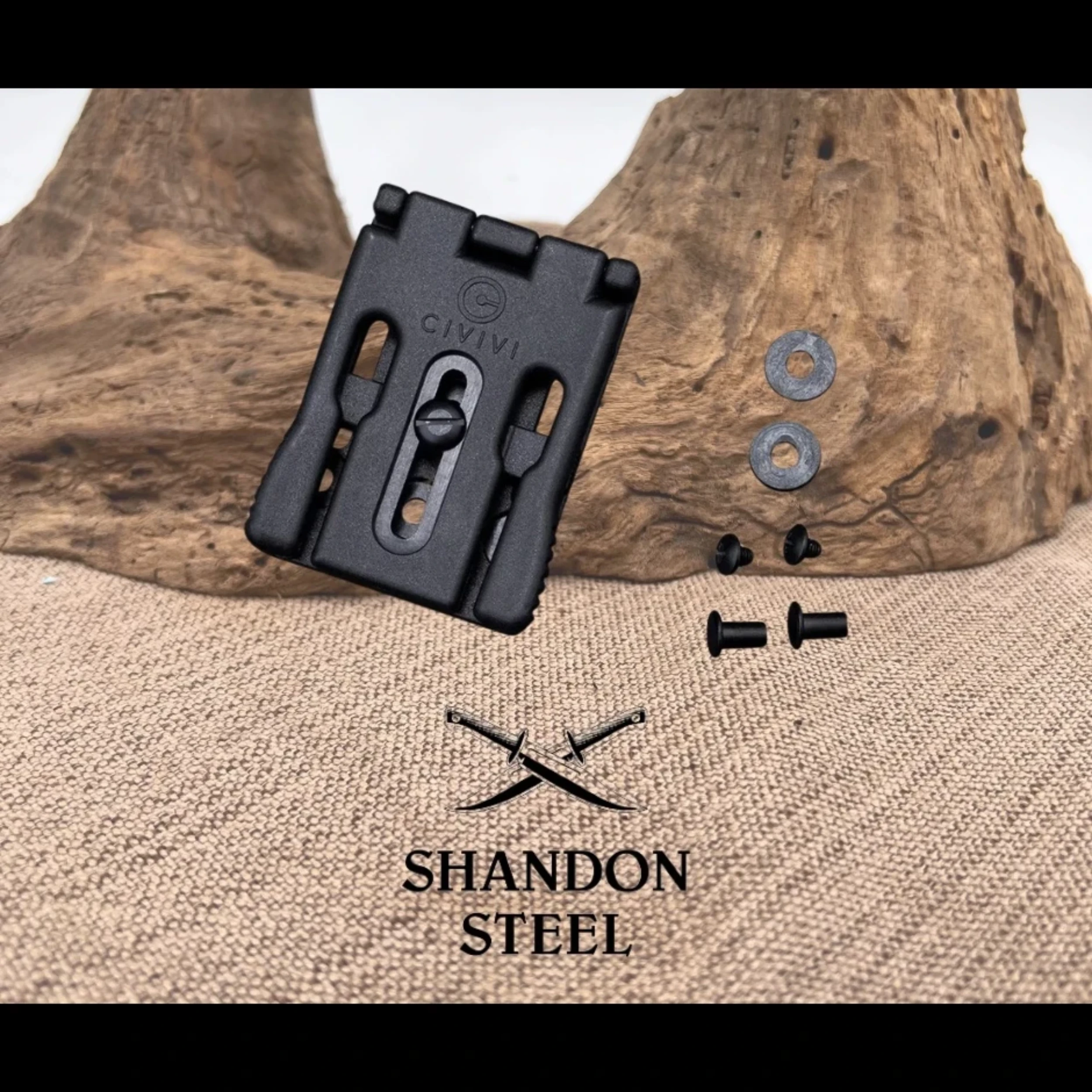 Bladebinge - CIVIVI T-Clip Black Terzuola Fiberglass-reinforced Nylon ...