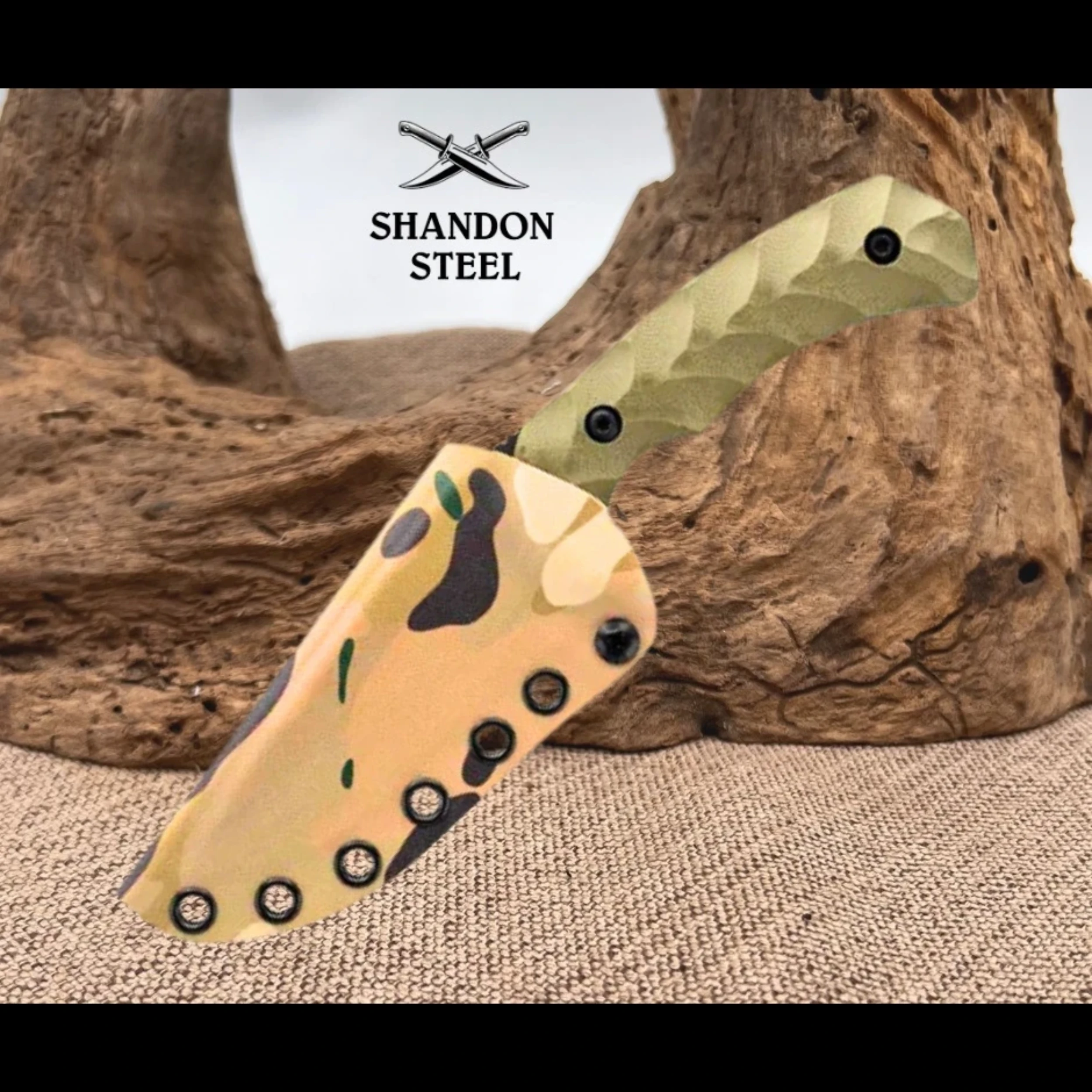 Bladebinge - Toor Mullet Fixed Blade Covert Green CPM-154 Stainless ...