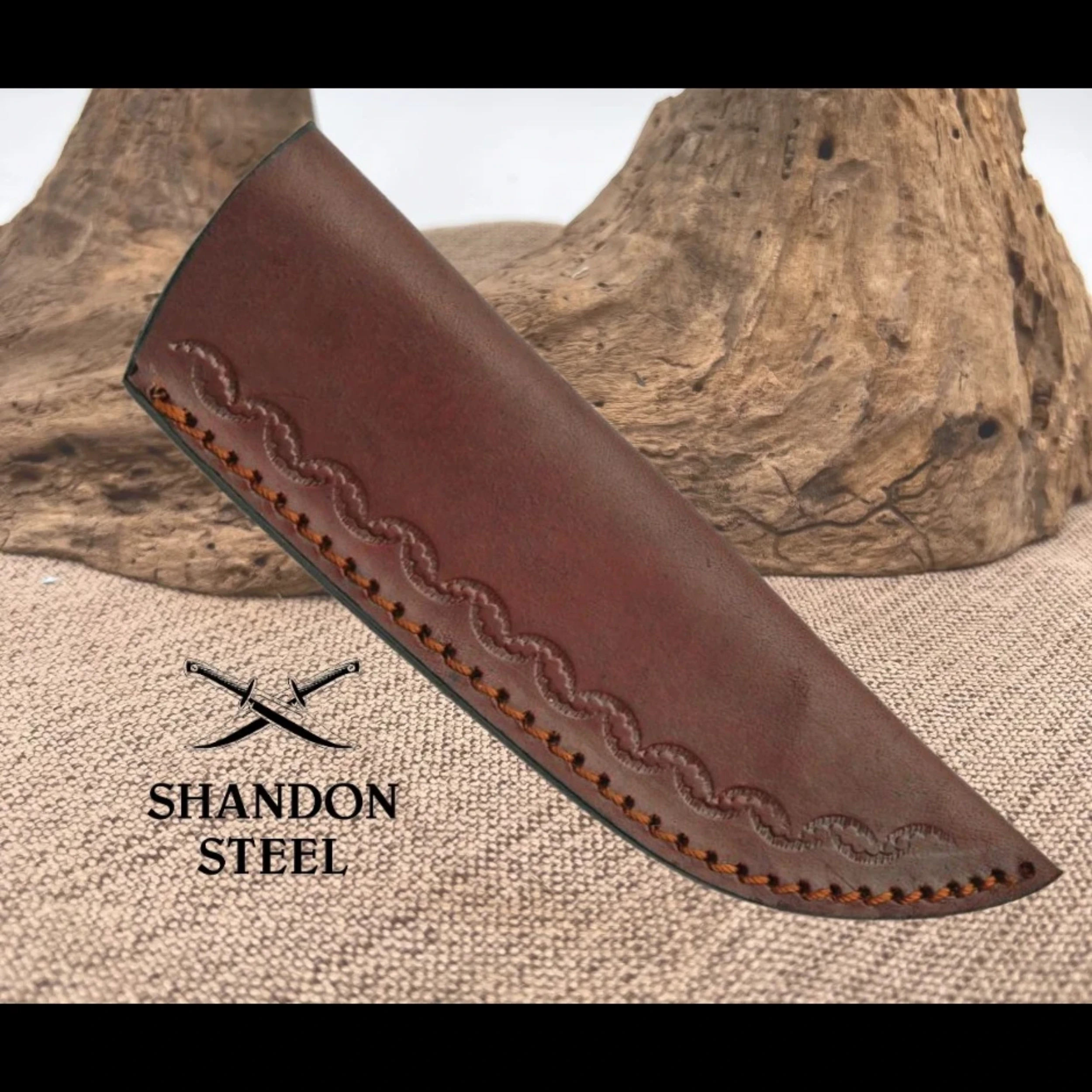 Bladebinge - Upsweep Patch Knife Western Fixed Blade Hunting Skinner DH ...