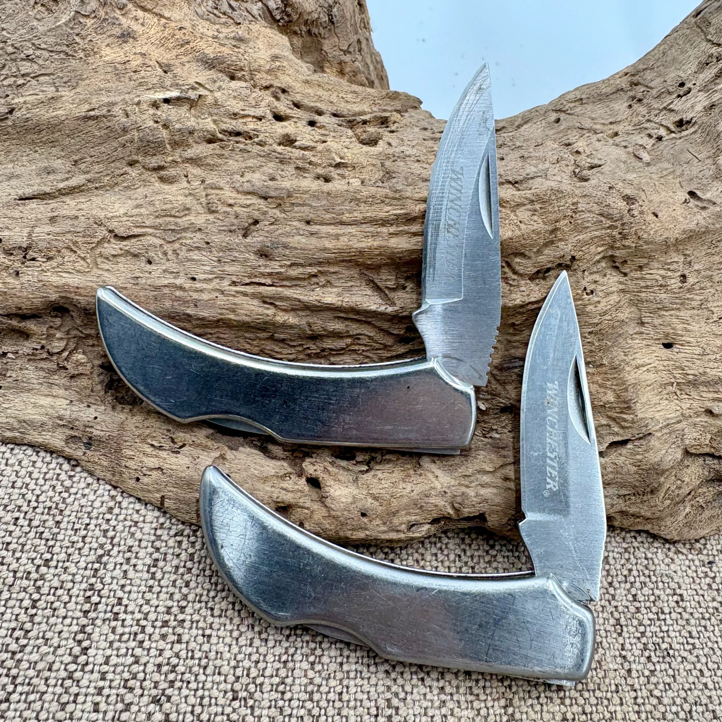 Bladebinge - Winchester Lockback Folding Drop Point Pocket Knife Lot of ...