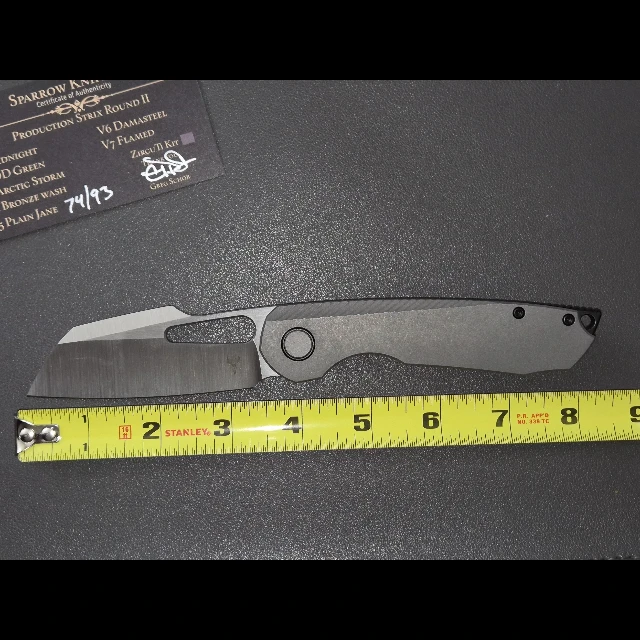 Bladebinge - Sparrow Knife Co. Strix v2 Plain Jane 74/93 Production ...