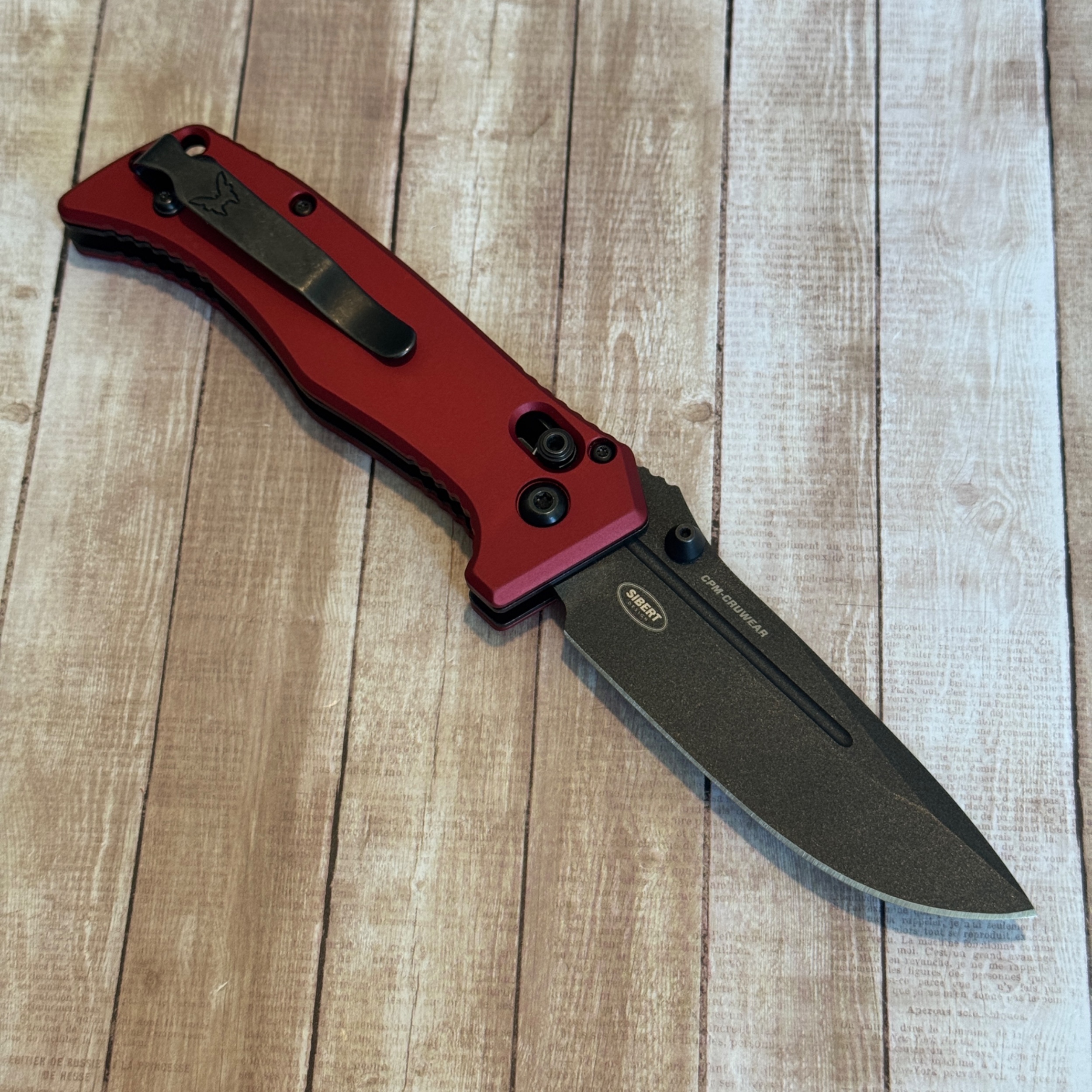 Bladebinge - Benchmade Mini Adamas CPM-Cruwear 273GY-1 AWT Scales Combo