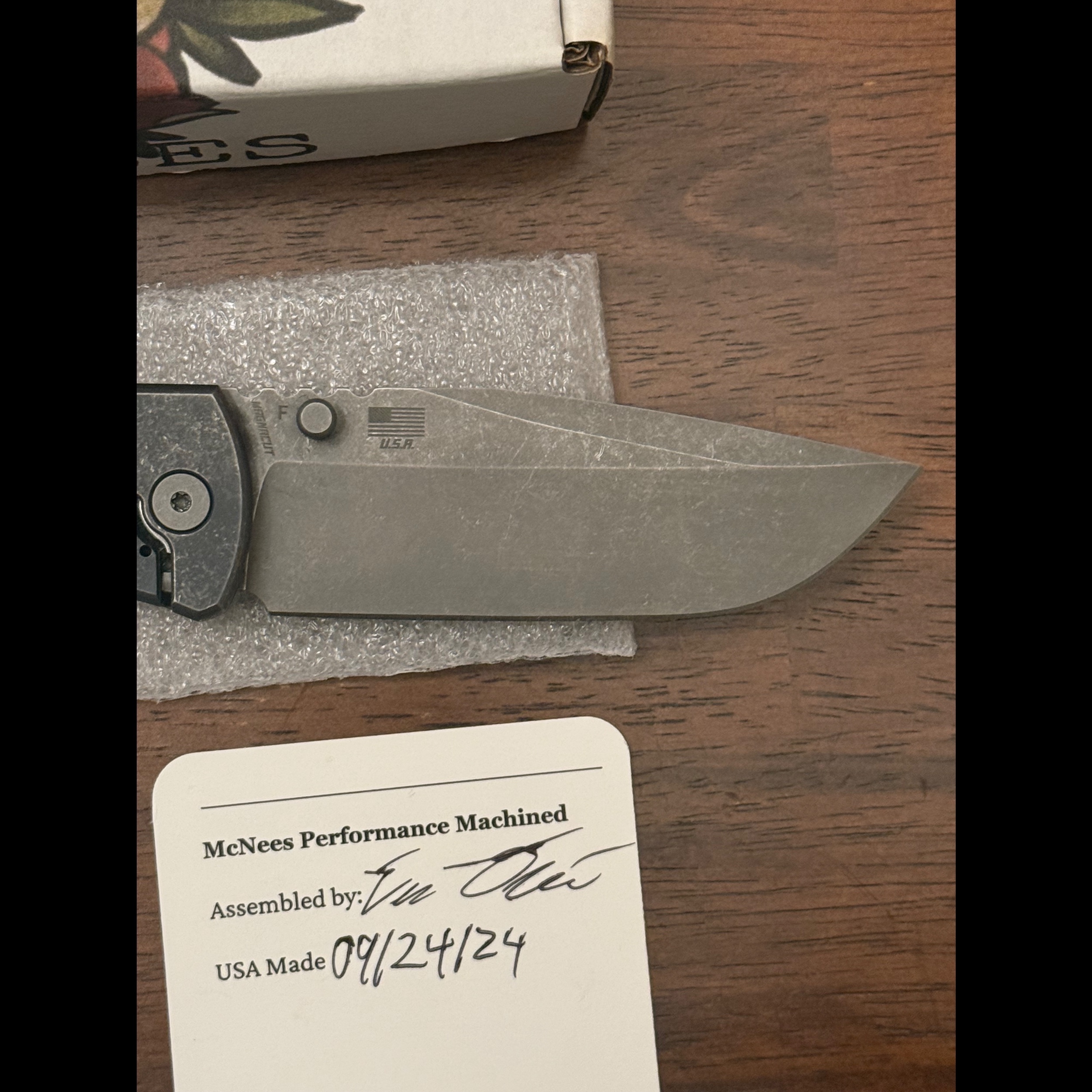 Bladebinge - Mcnees Mac 2 3.5" Gen 2 Atomic Blue Ol’ Glory