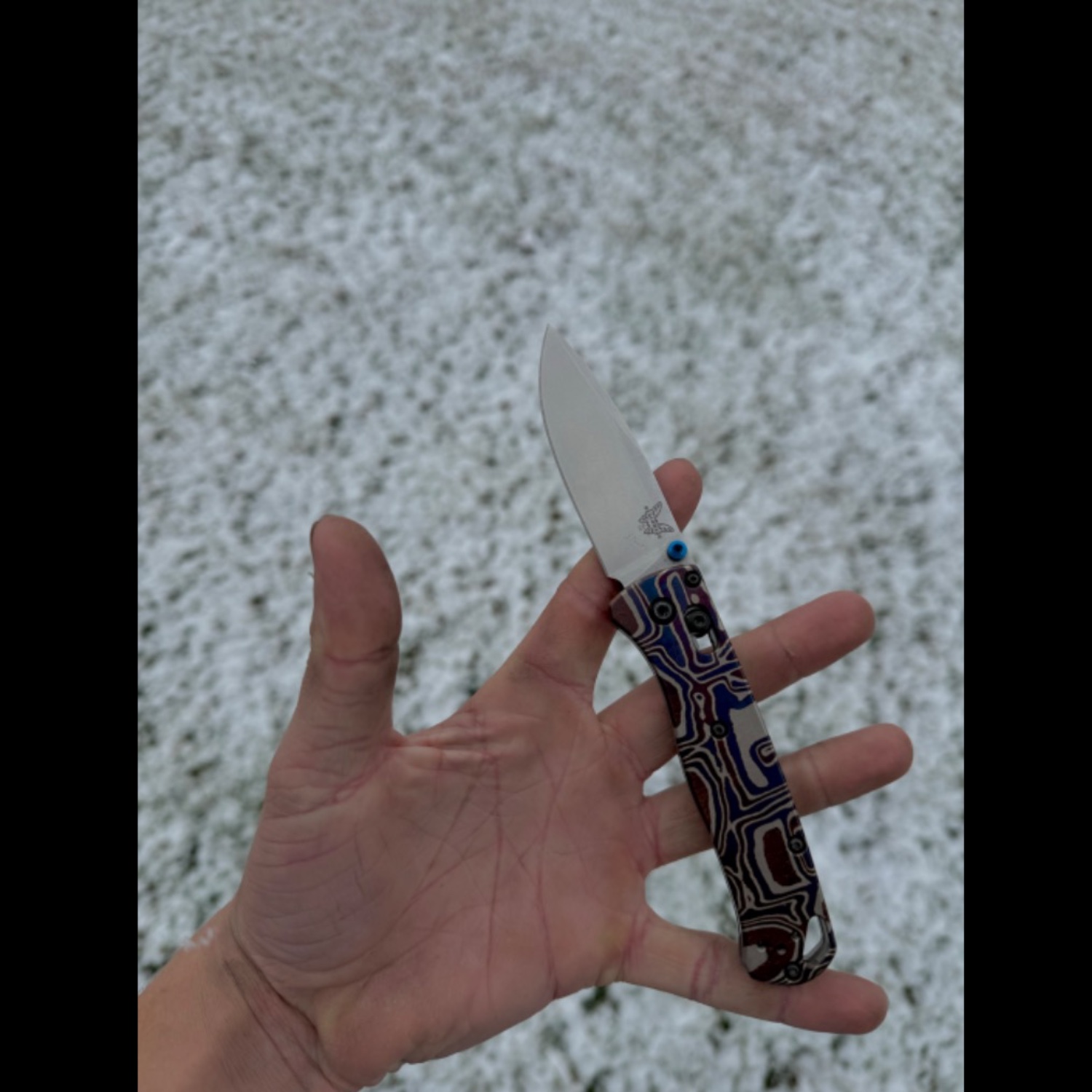 Bladebinge - 🔥Benchmade Bug-Out Custom. Titanium scales & upgraded ...