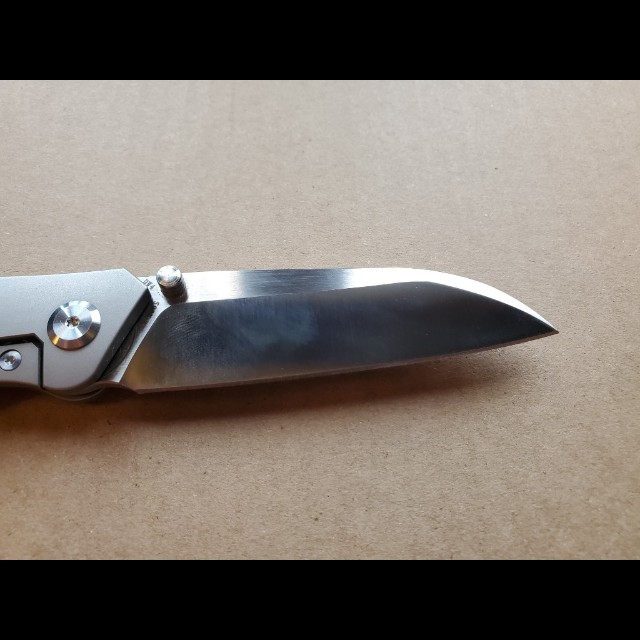 Bladebinge - TuyaKnife Envy V4 S90V Frame Lock Titanium/CF Copper