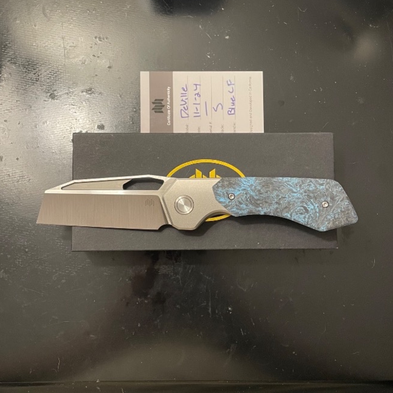 Bladebinge - High Grain Designs DeVille Blue CF