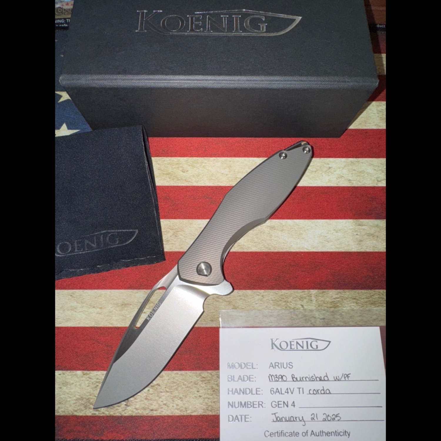 Bladebinge - Koenig Arius Corda Patterned Gen 4