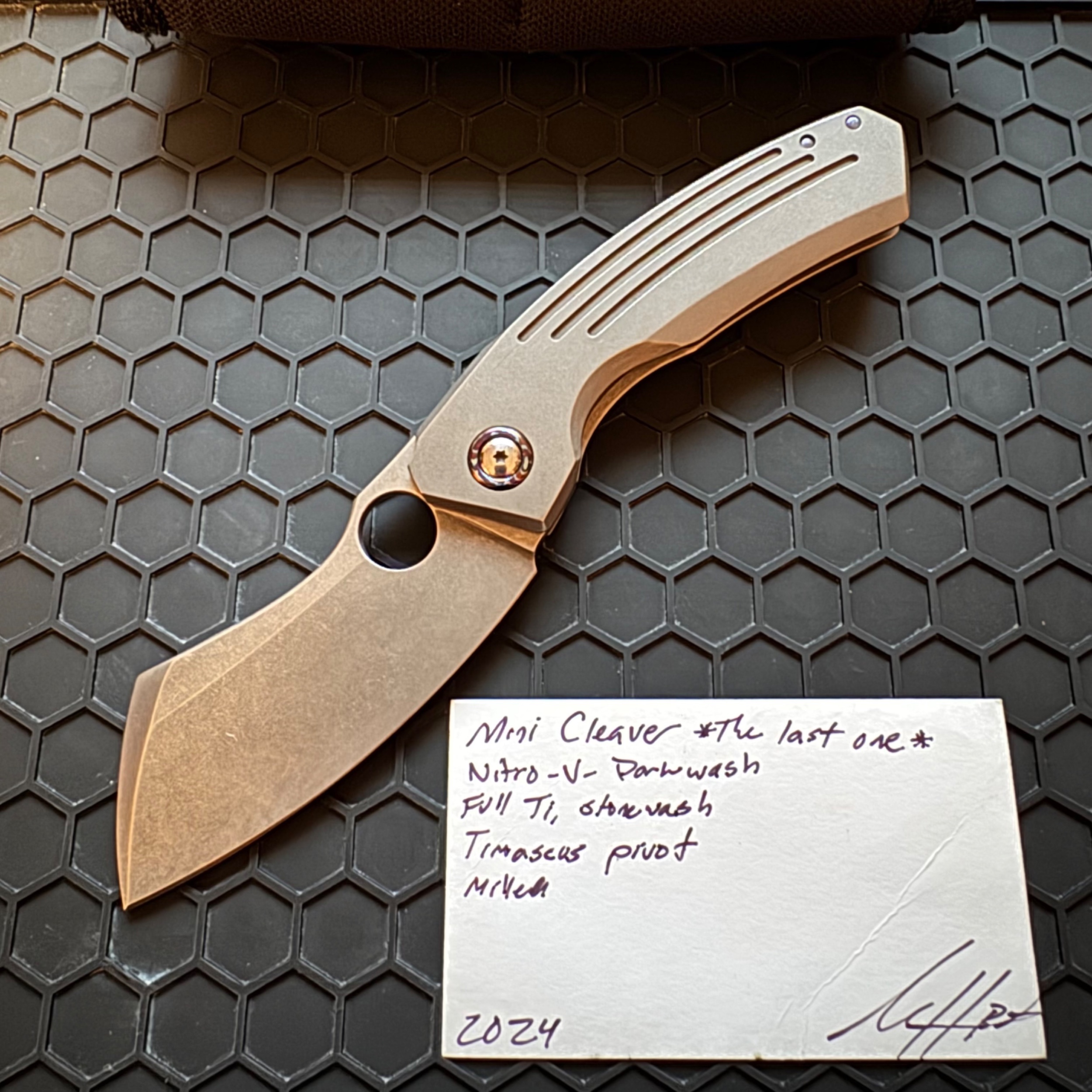 Bladebinge - Geoff Blauvelt (Tuff Knives) - Mini Cleaver