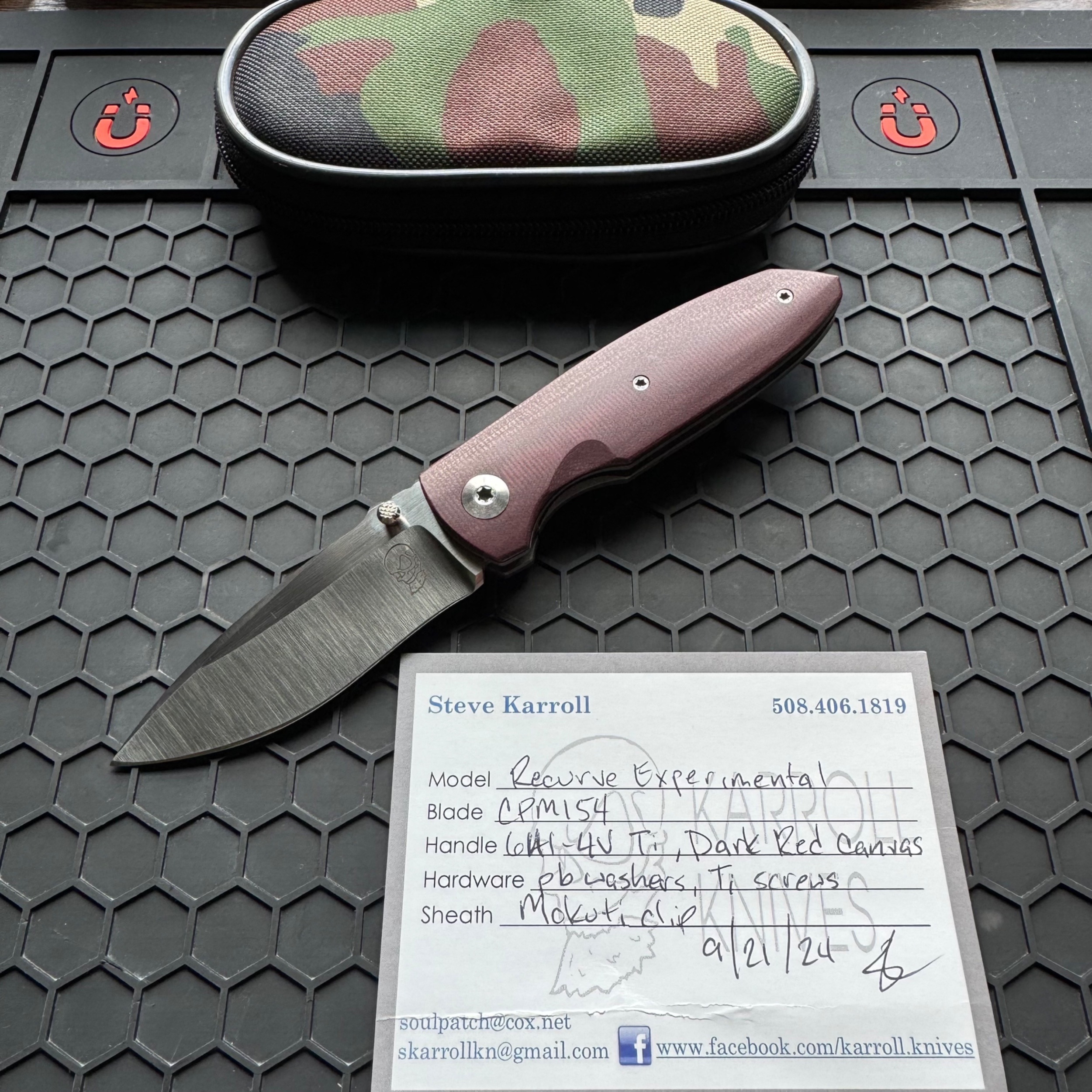 Bladebinge - Steve (Karroll Knives) - Recurve Experimental