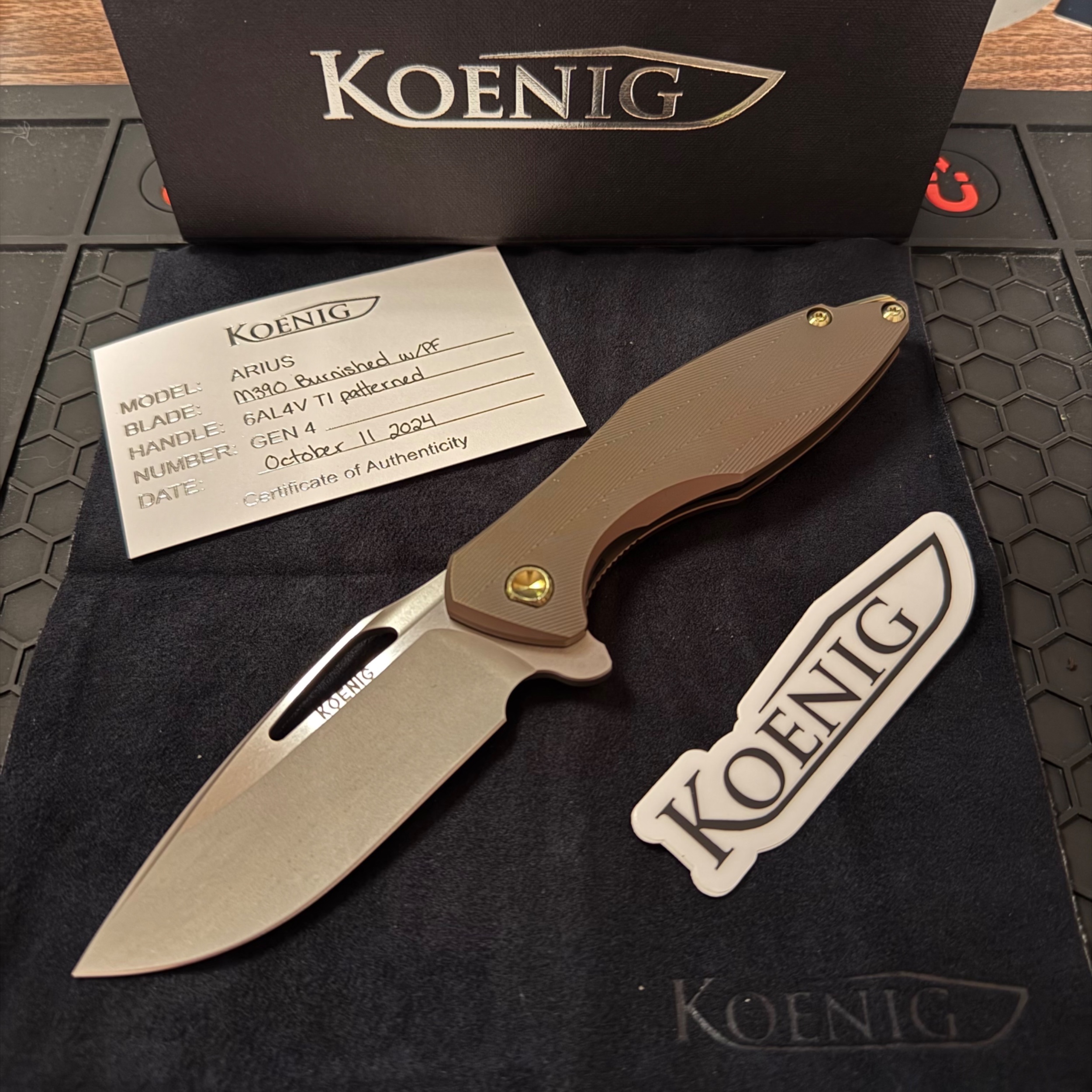 Bladebinge - Koenig - Bronze Arius Patterned