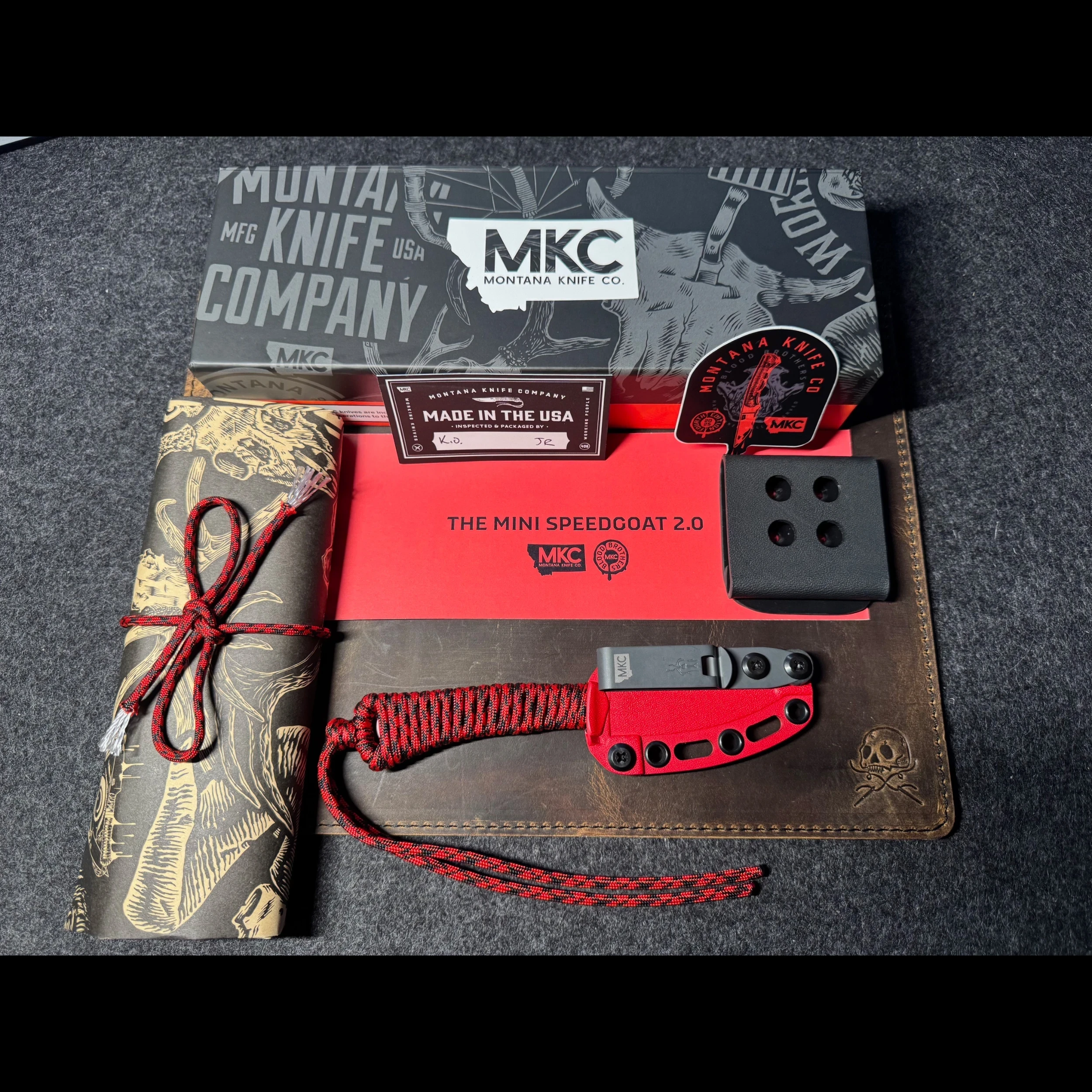 Bladebinge - Montana Knife Company MKC Blood Brothers Mini-Speedgoat 2.0
