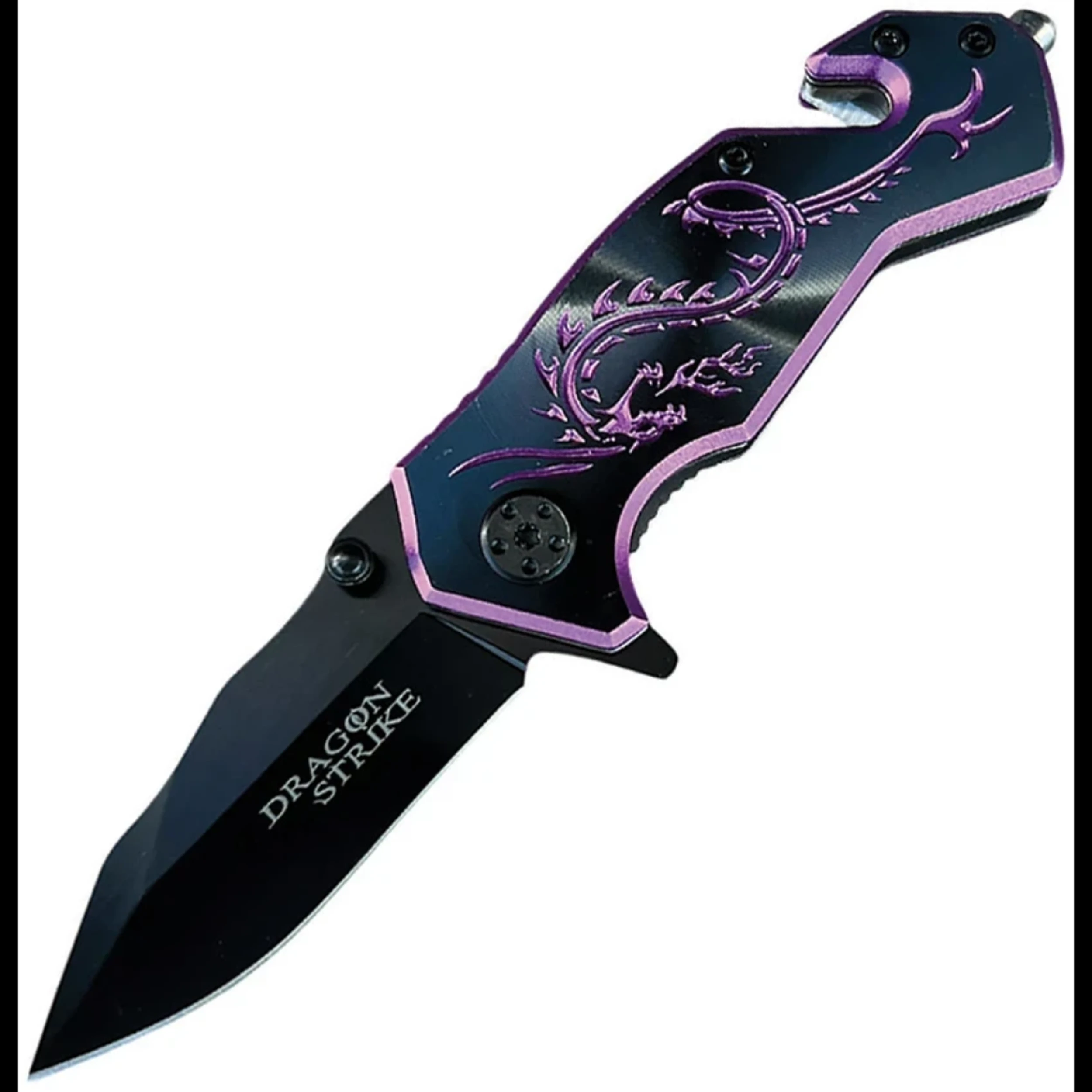 Bladebinge - Elitedge Dragon Rescue Liner lock A/O BP Knife Stainless ...