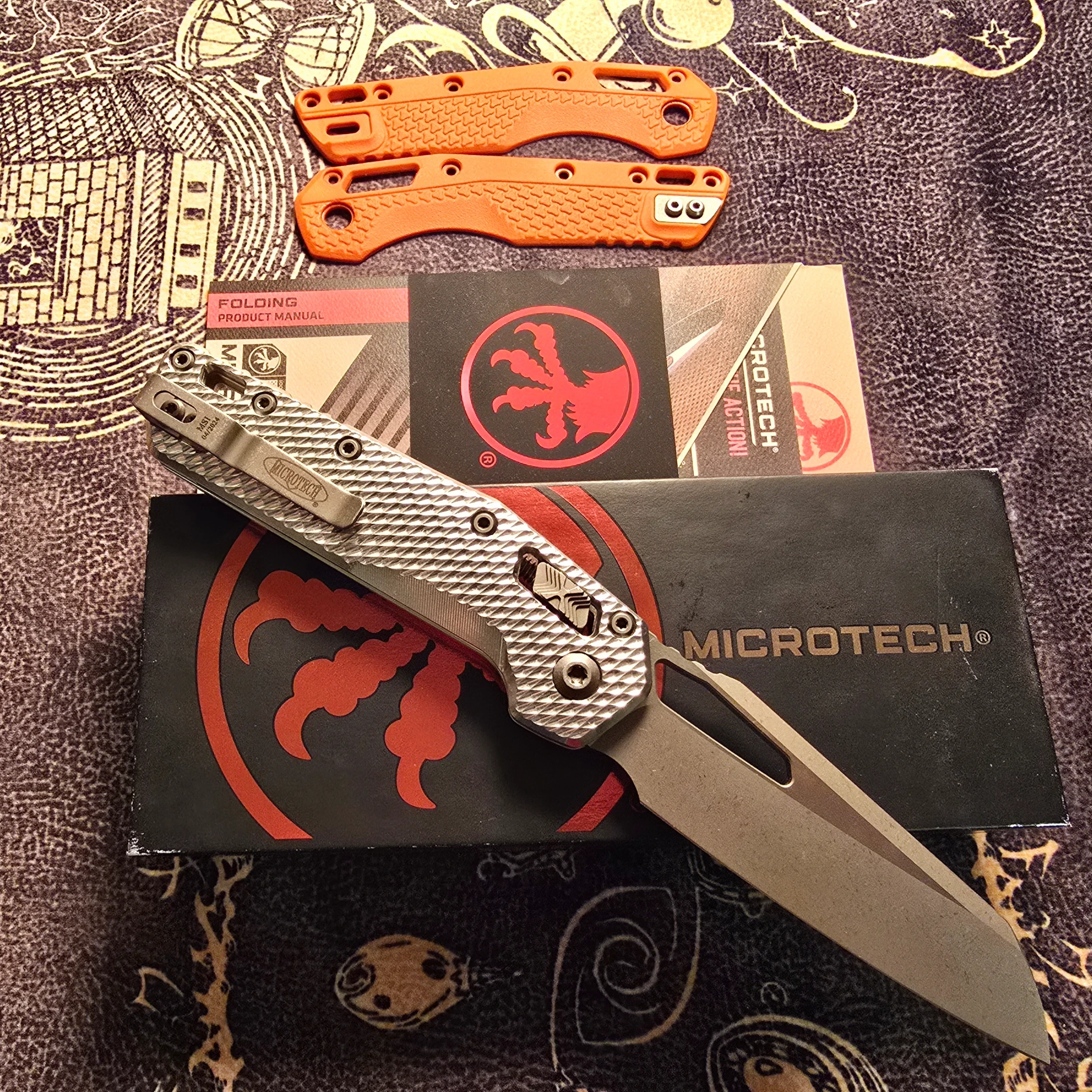 Bladebinge - Microtech MSI with Original Goat Aluminum Scales (OG1 Pattern)