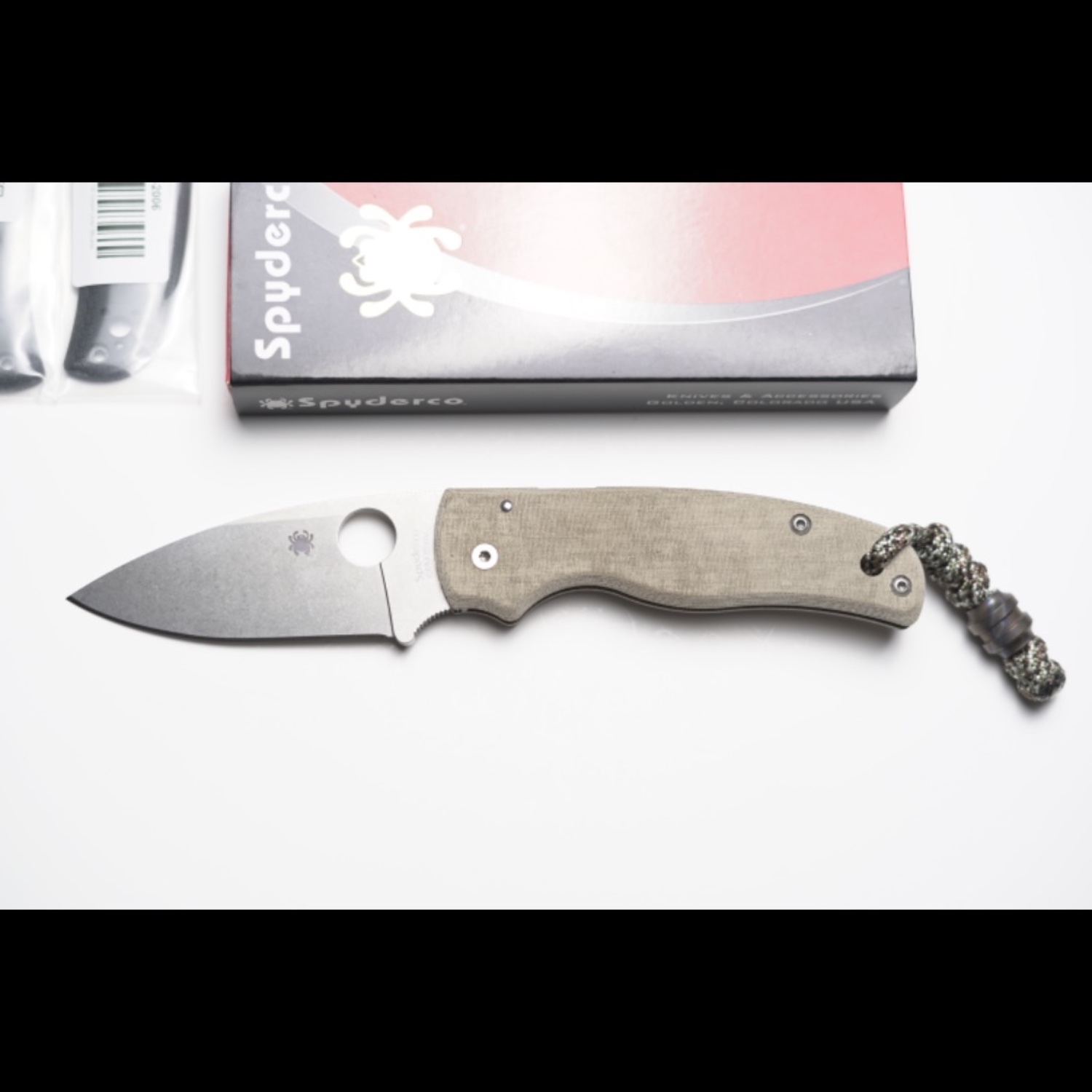 Bladebinge - Spyderco Shaman S30V RTG Ripp’s Garage Tech Micarta Scales ...