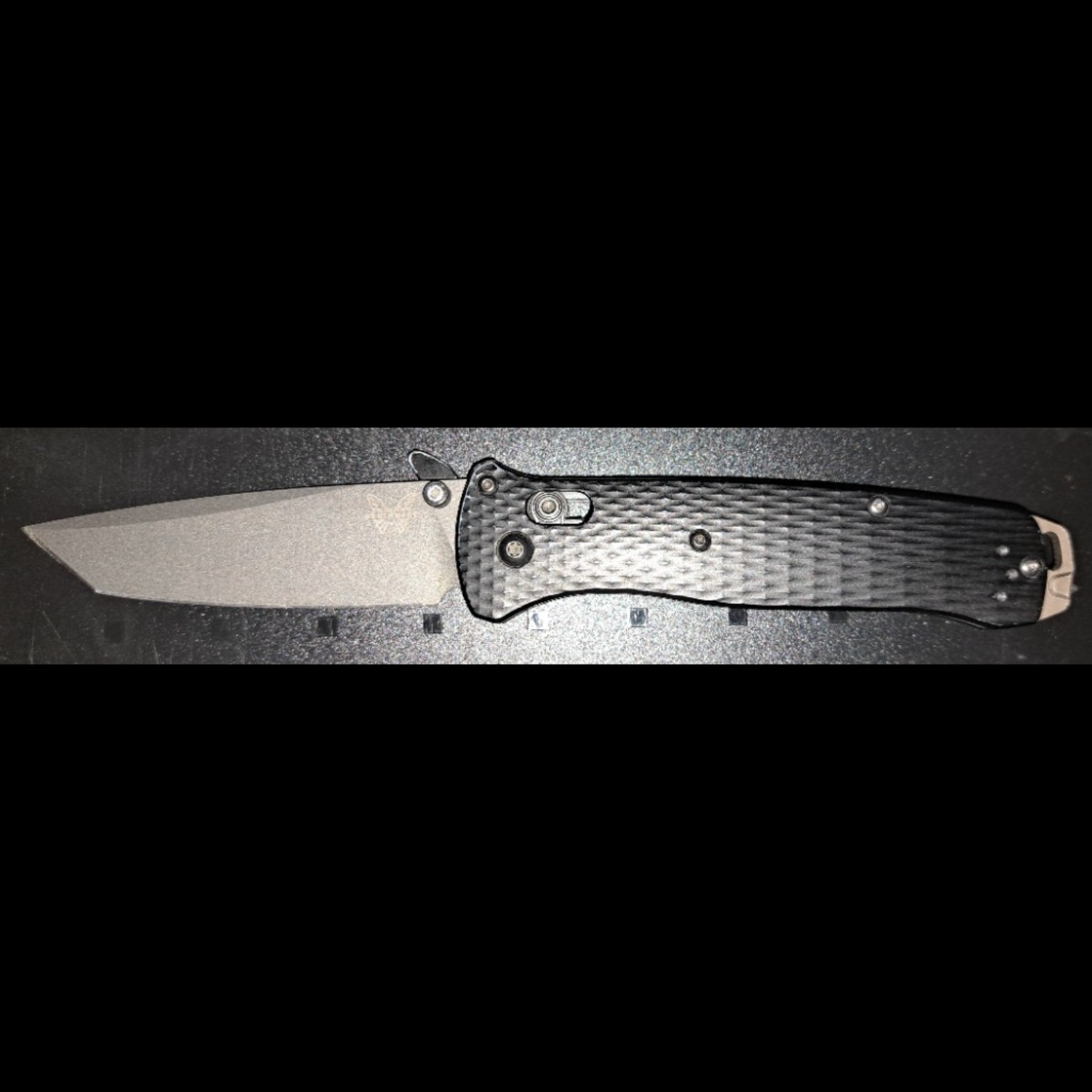 Bladebinge - Benchmade Bailout 537GY-03 Black Aluminum - CPM M4 w/ Mods ...