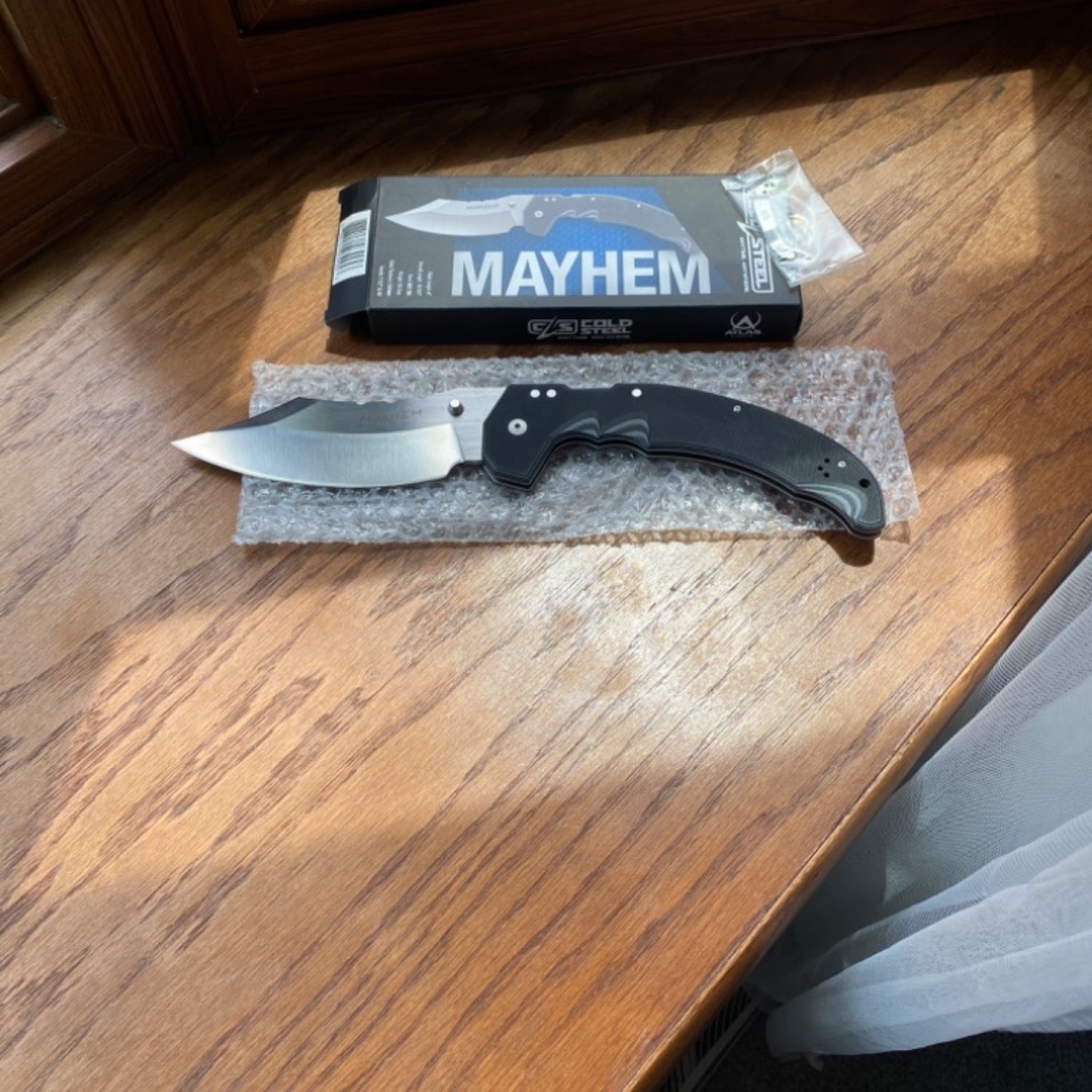 Bladebinge - COLD STEEL MAYHEM ATLAS LOCK FOLDING KNIFE BLACK G10 ...