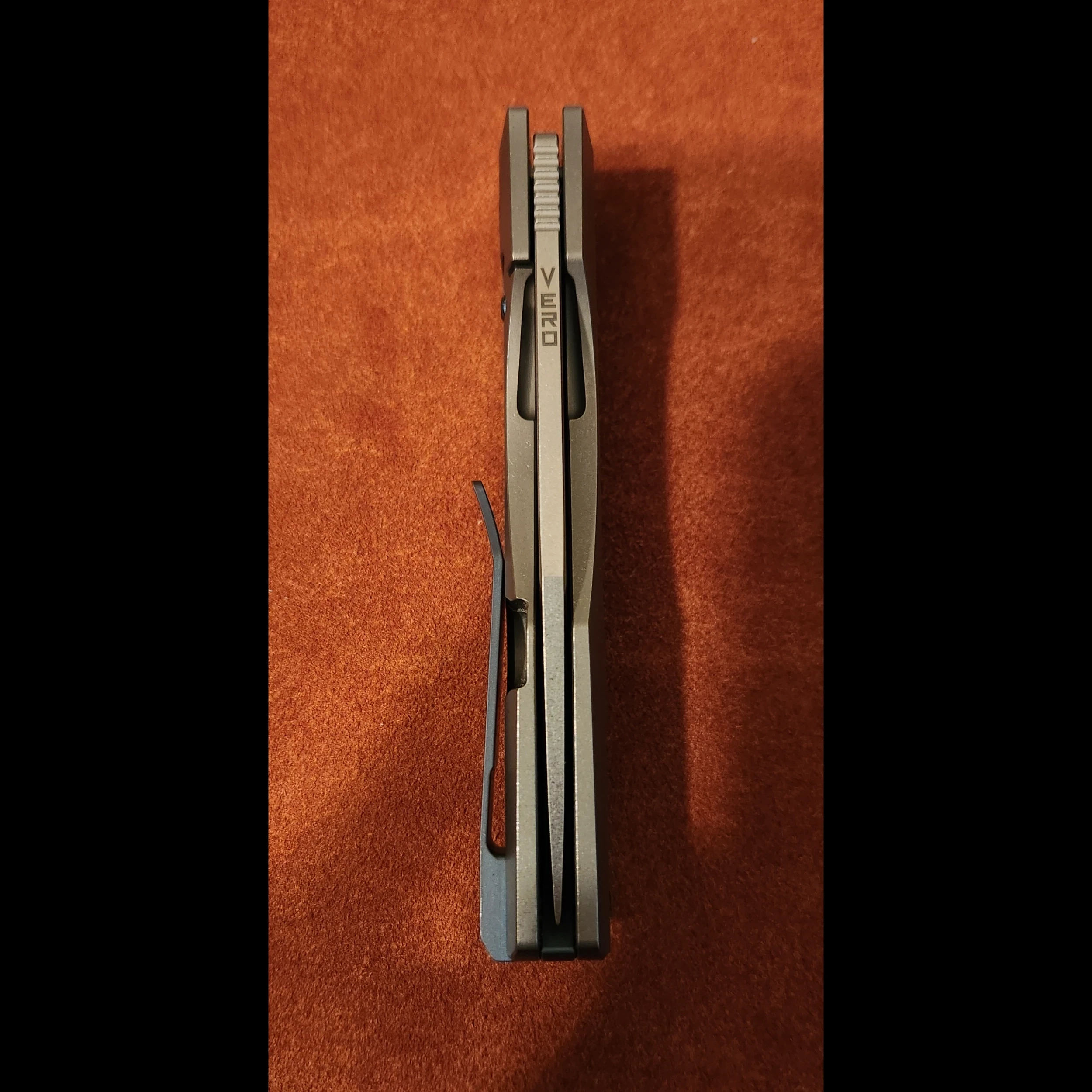 Bladebinge - VERO ENGINEERING – IMPULSE MINI – SW W/ BLUE HARDWARE 3.39 ...