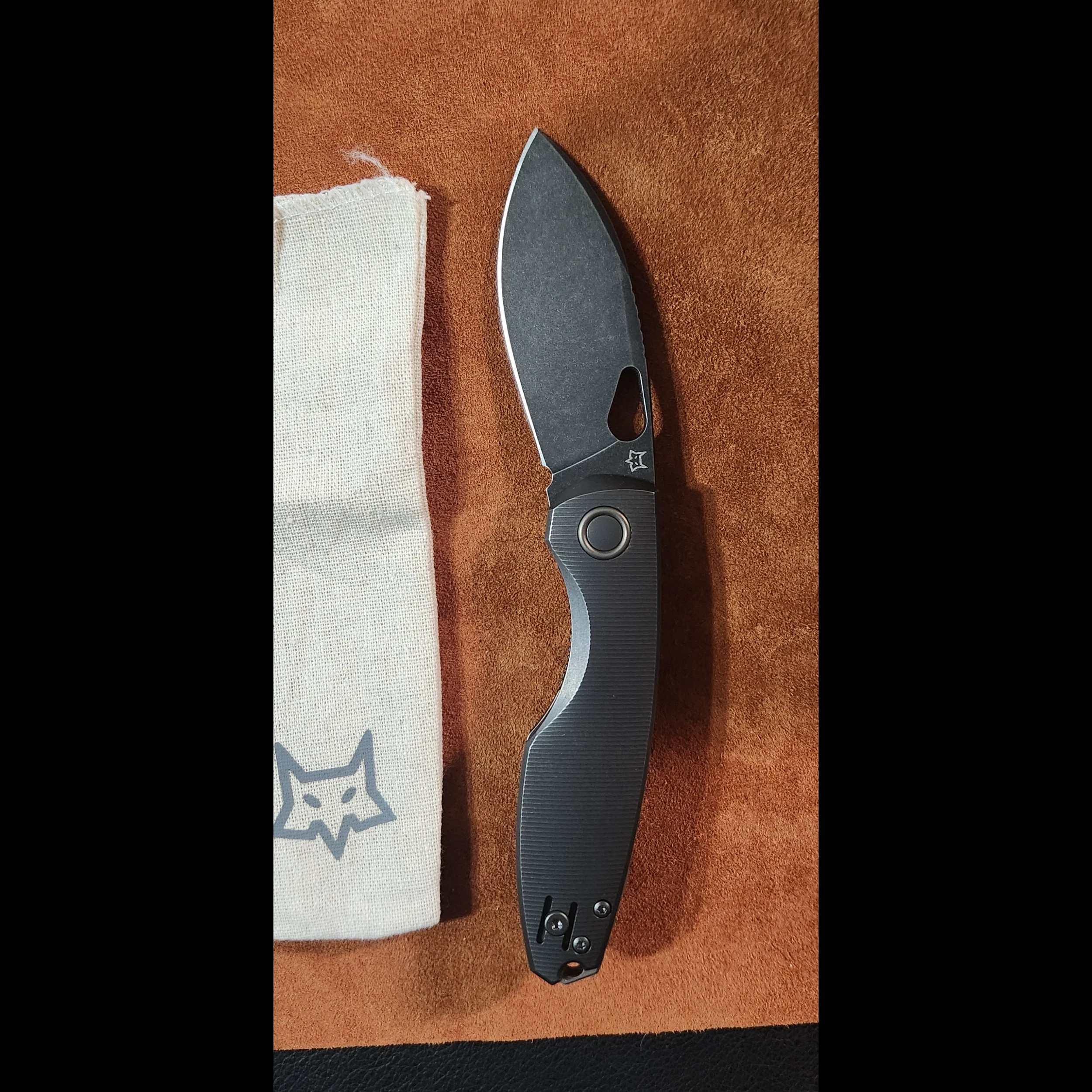 Bladebinge - FOX KNIVES – CHILIN // FX530 // TI SCALES WITH FULL DARK ...
