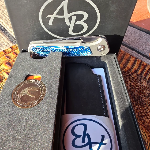 Bladebinge - Arno Bernard iMamba – Skeletonized Blue Kudu Bone - RWL34 ...
